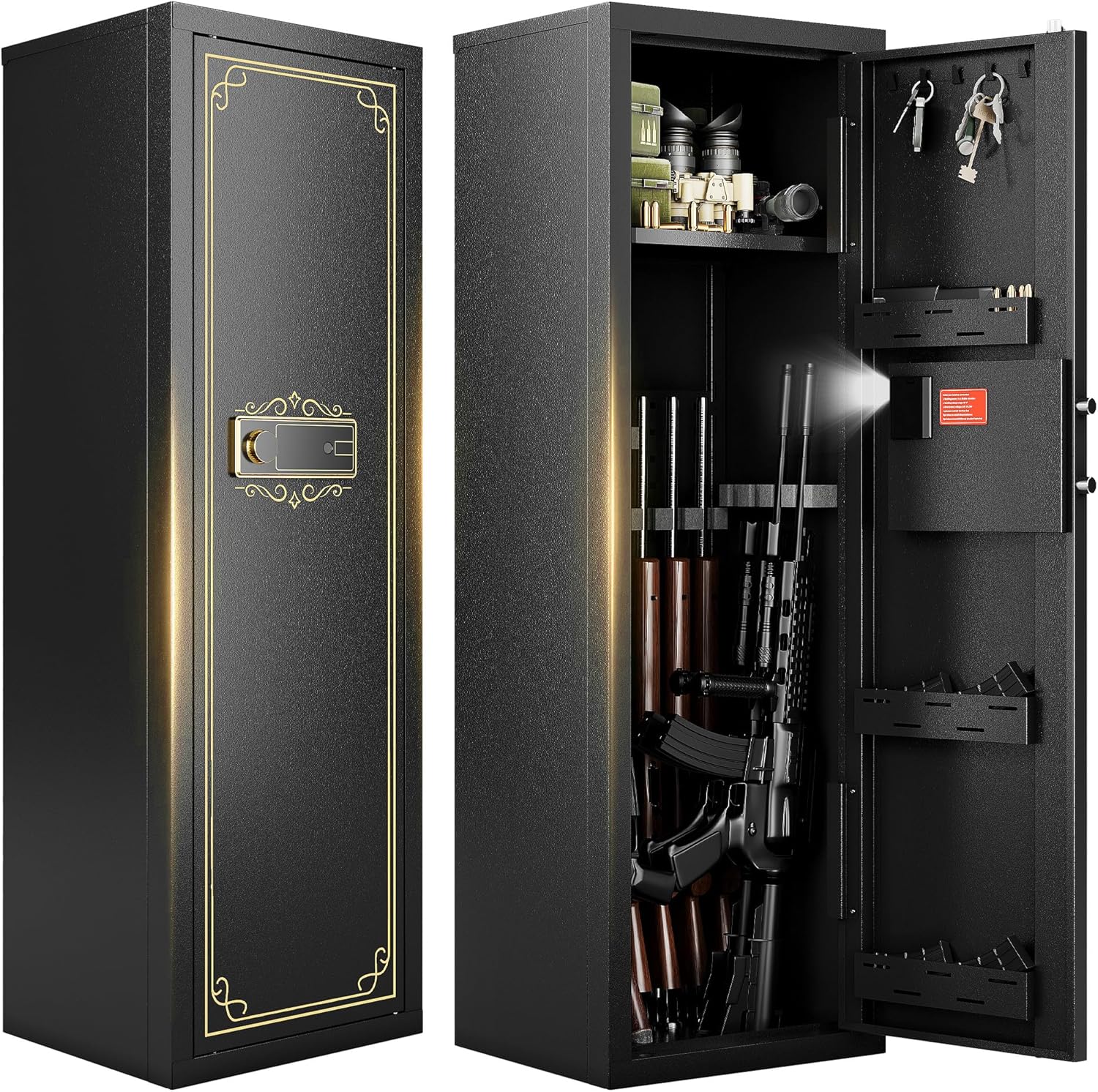 KAER 10-12 Gun safe,Rifle Safe,Gun Safes for Home Rifle and Pistols ...