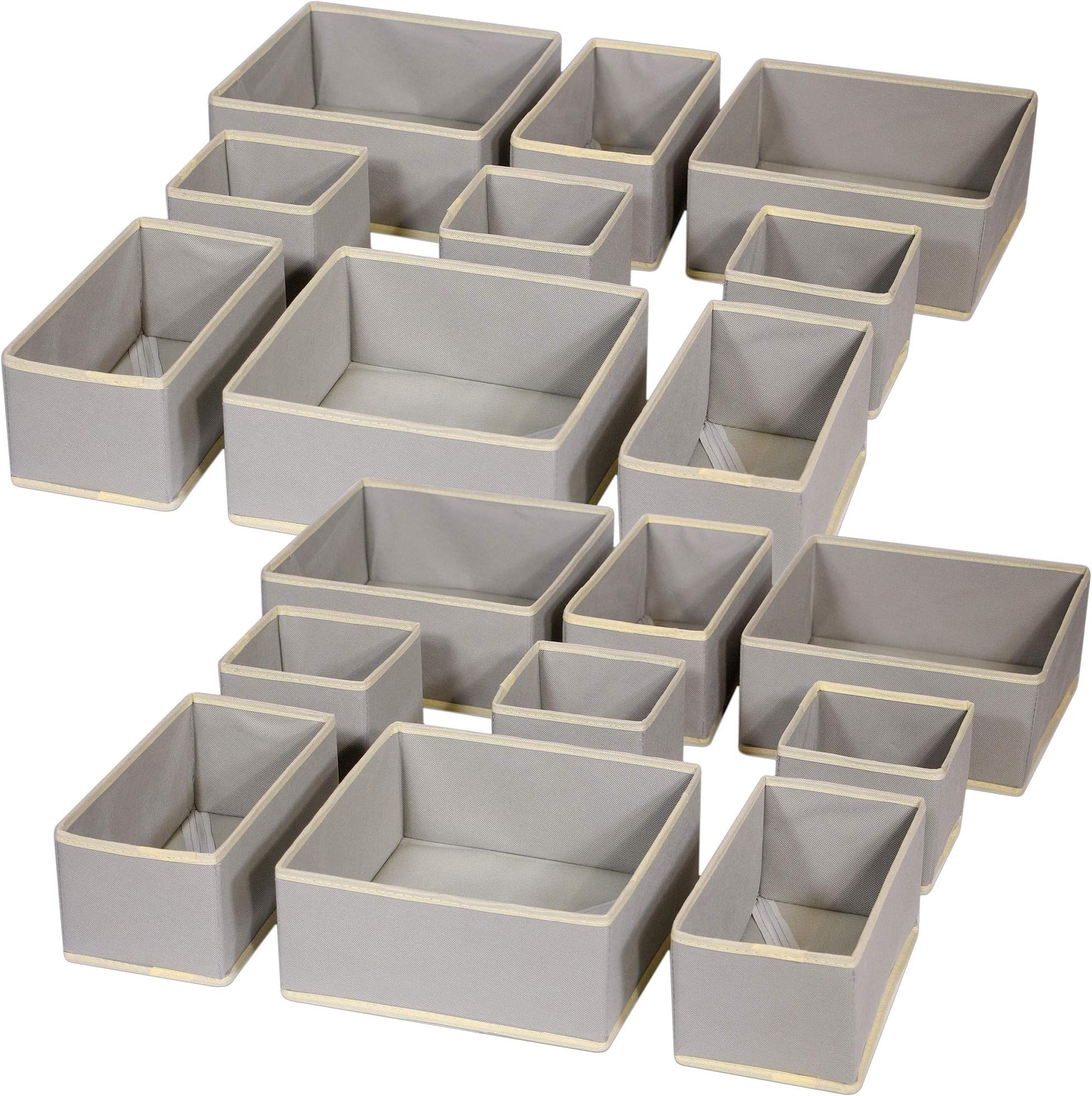 Amazon.com: DIOMMELL 12 Pack Foldable Cloth Storage Box Closet Dresser ...