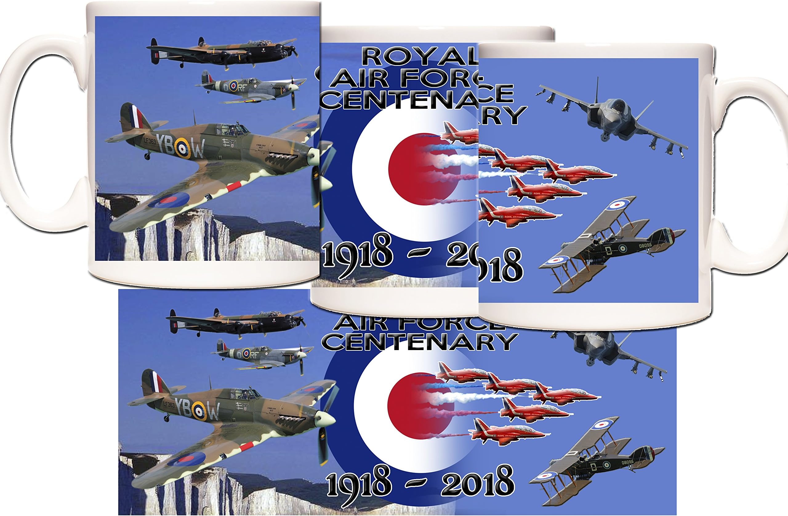 KRAFTYGIFTS Personalised Royal Air Force RAF Mug Military British Army ...