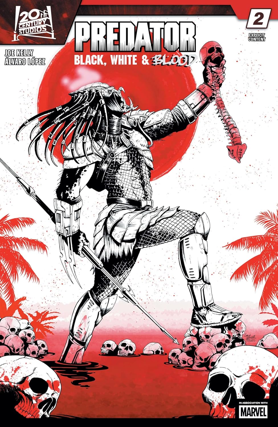 Predator: Black, White & Blood (2025) #2 (of 4) eBook : Kelly, Joe ...