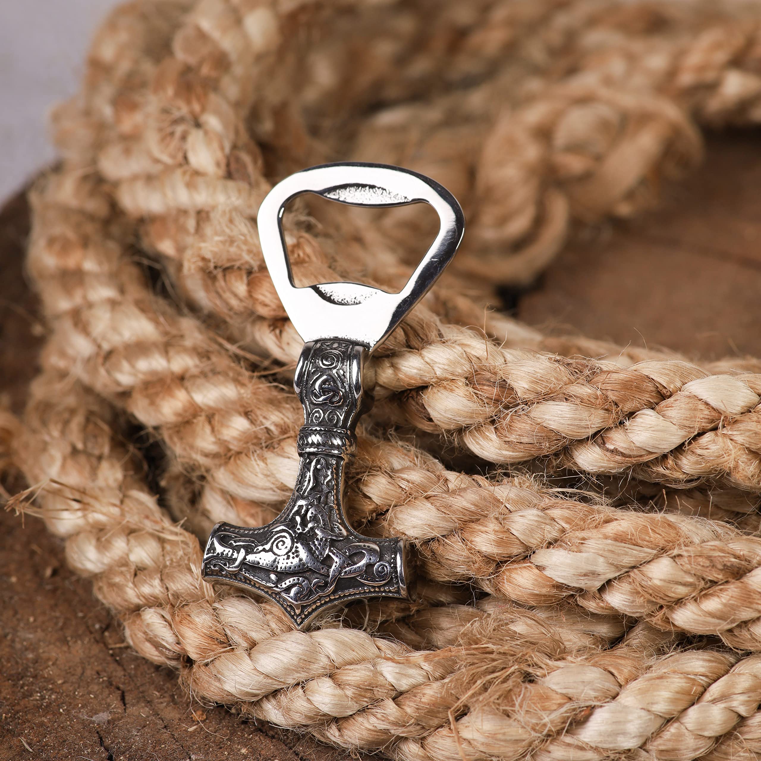 Snapklik.com : Viking Hammer Bottle Opener Norse Viking Mjolnir Odin ...