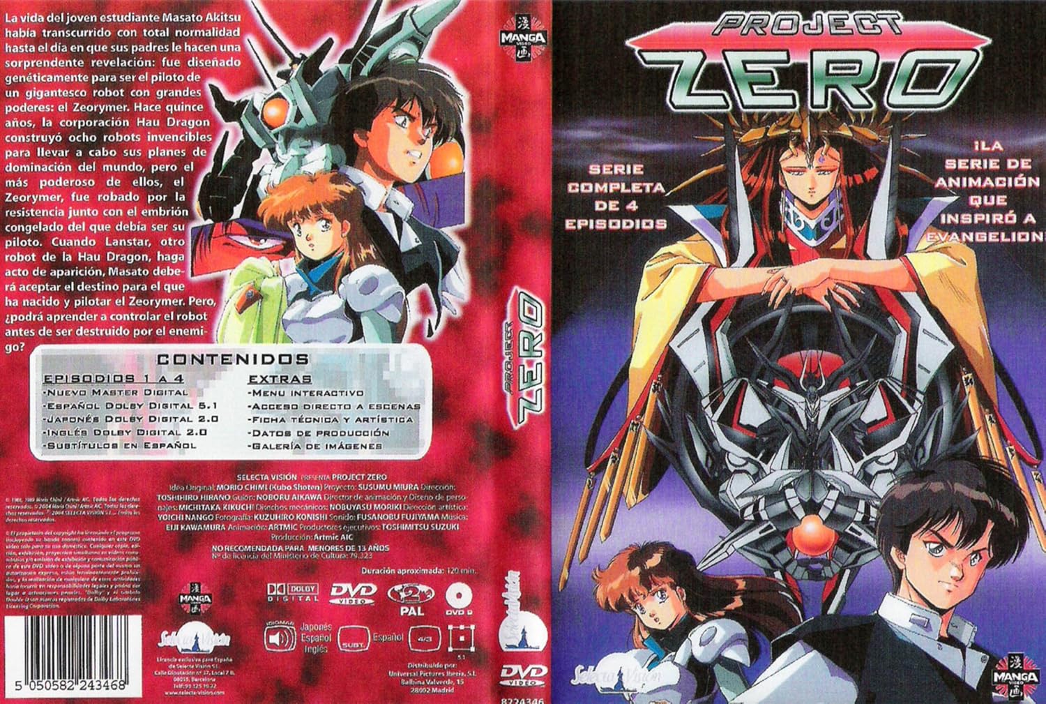 Proyect Zero - Serie Completa [DVD]: Amazon.es: Dibujos Animados ...