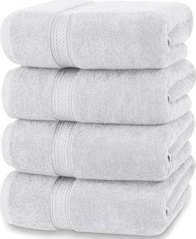 Amazon.com: Utopia Towels 4 Pack Premium Bath Towels Set, (27 x 54 ...