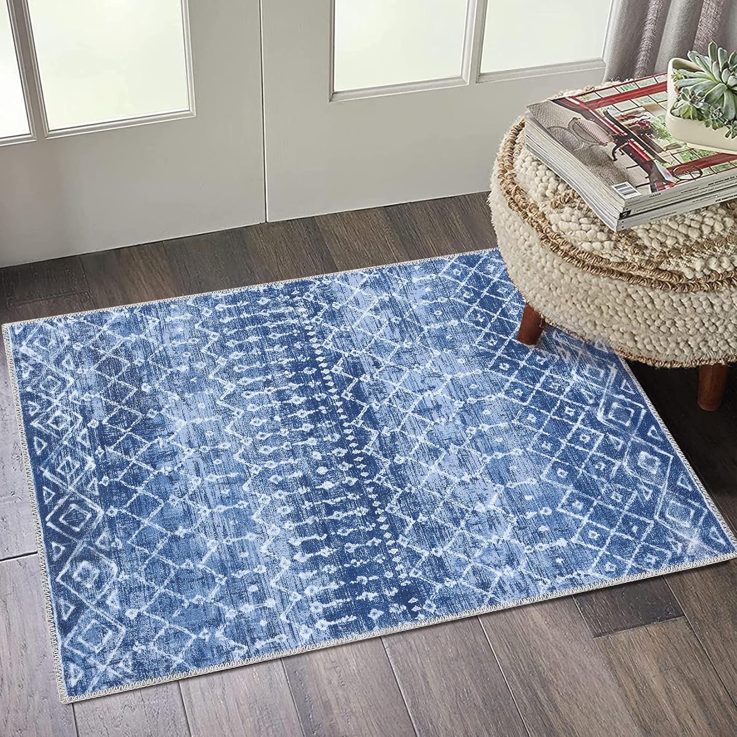 Amazon.com: GAOMON Entryway Area Rug Modern Small Rug Modern Geometric ...