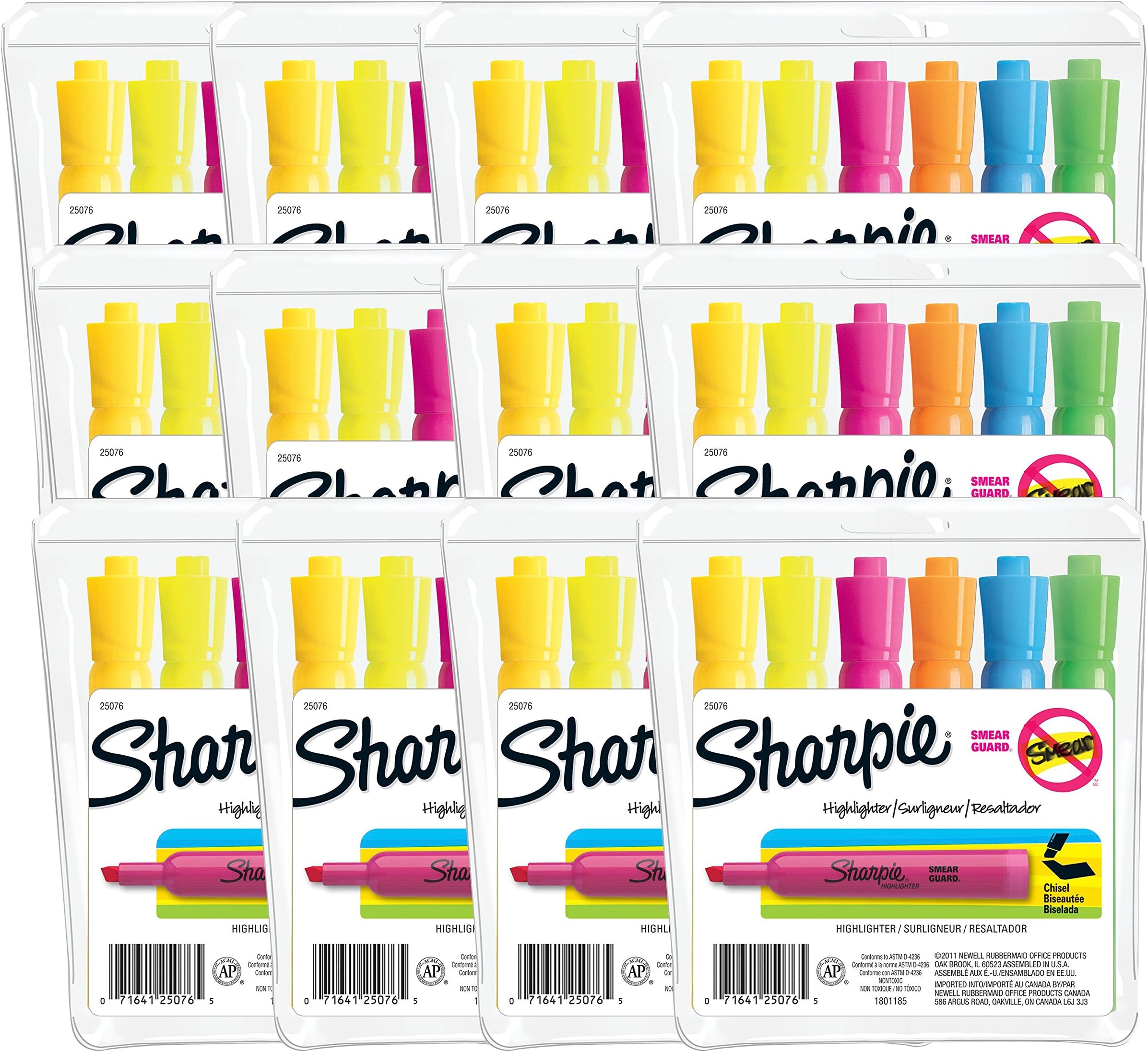 Amazon.com : Sharpie Tank Style Highlighters, Chisel Tip, Assorted ...
