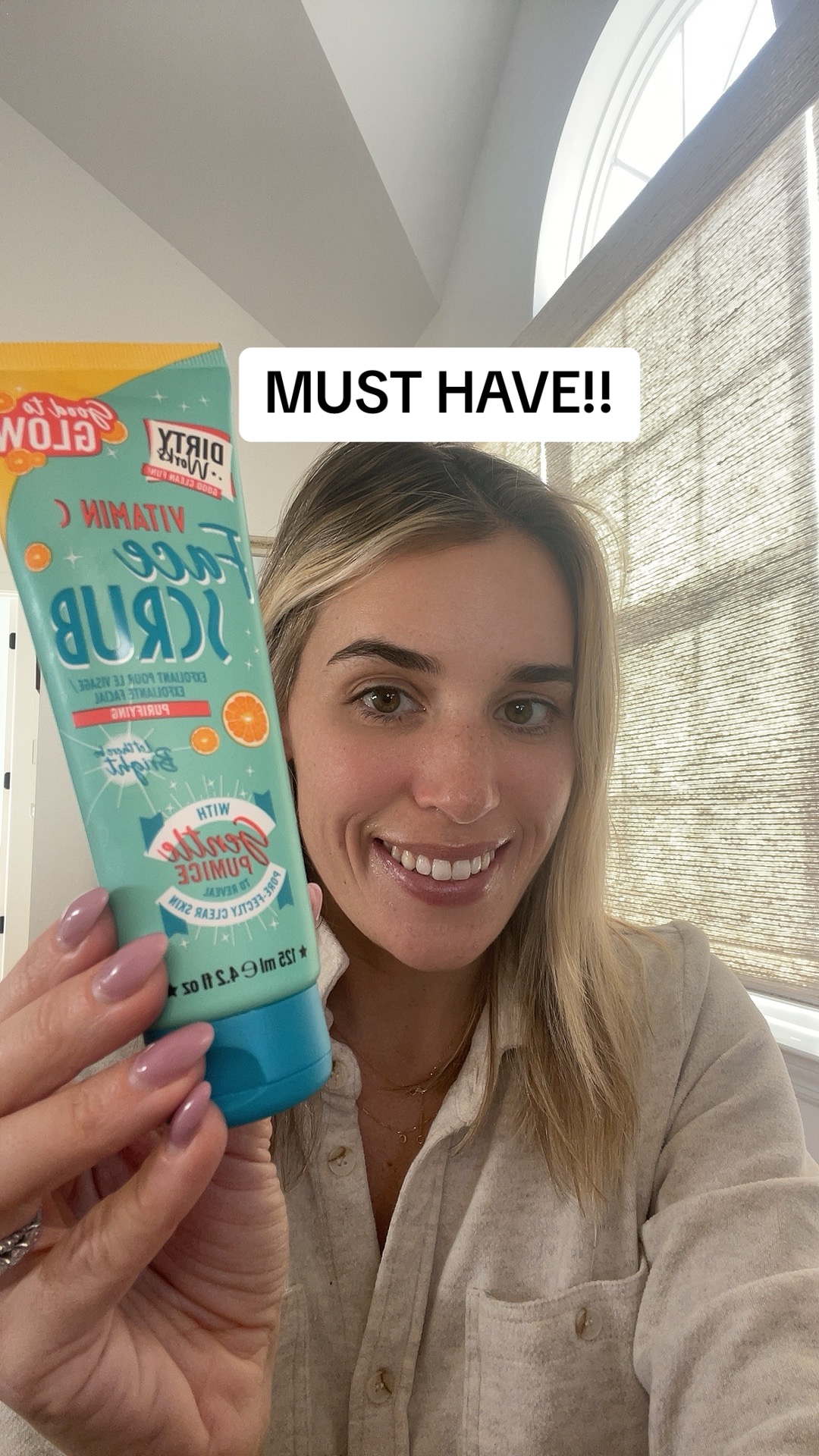 Watch Dirty Works Good to Glow Face Scrub - Honest Review! on Amazon Live