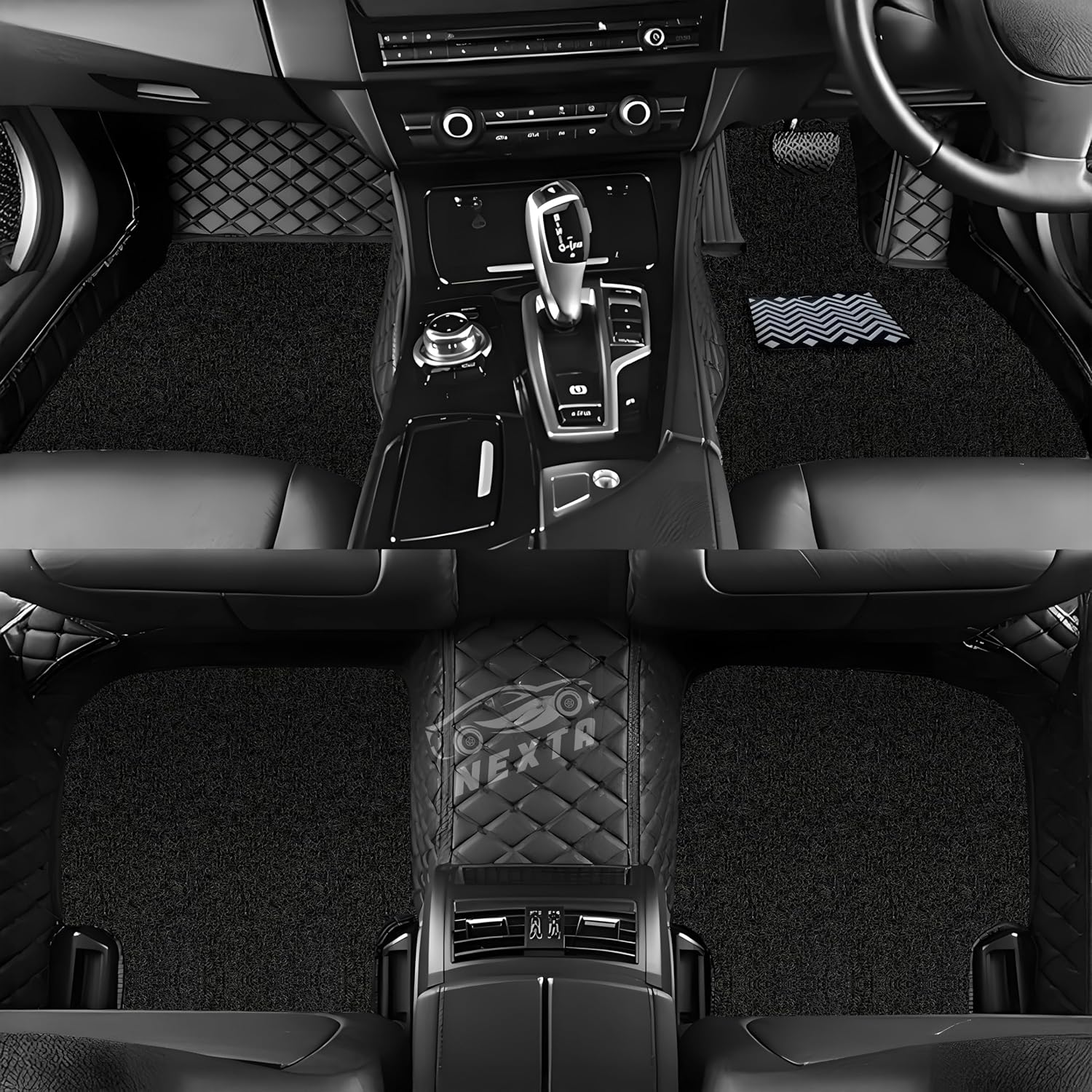 Premium 7D Car Floor Mat Full Set for Tata Nexon Facelift| Luxury ...