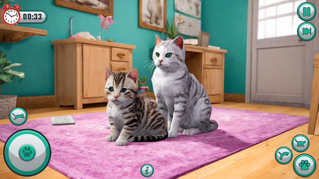 My Pregnant Cat Simulator Virtual Kitten Games: Ultimate Cute Pregnant ...