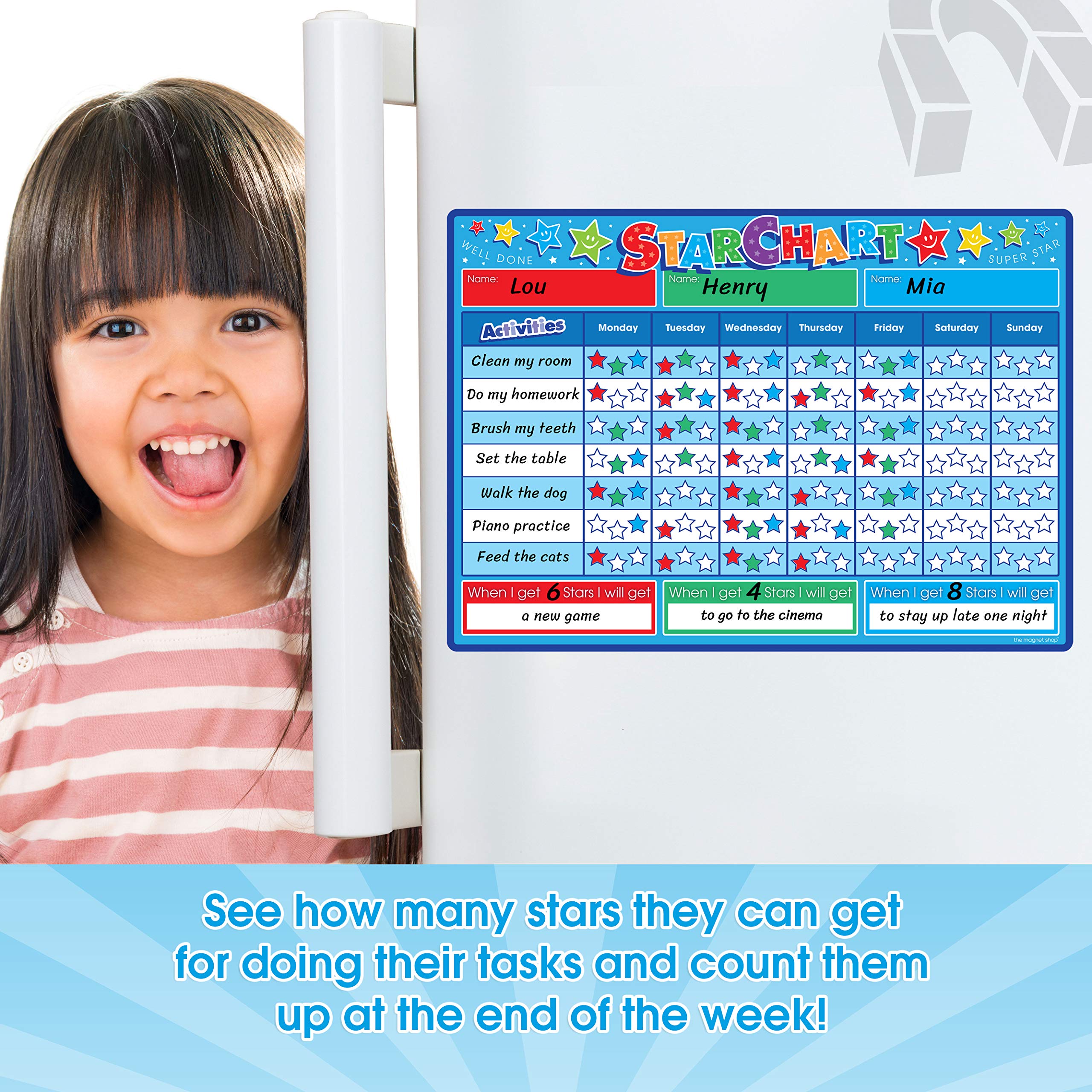 Buy The Magnet Shop Reward Chart For Children Magnetic Star Chart For Buy The Magnet Shop Reward Chart For Children Magnetic Star Chart For