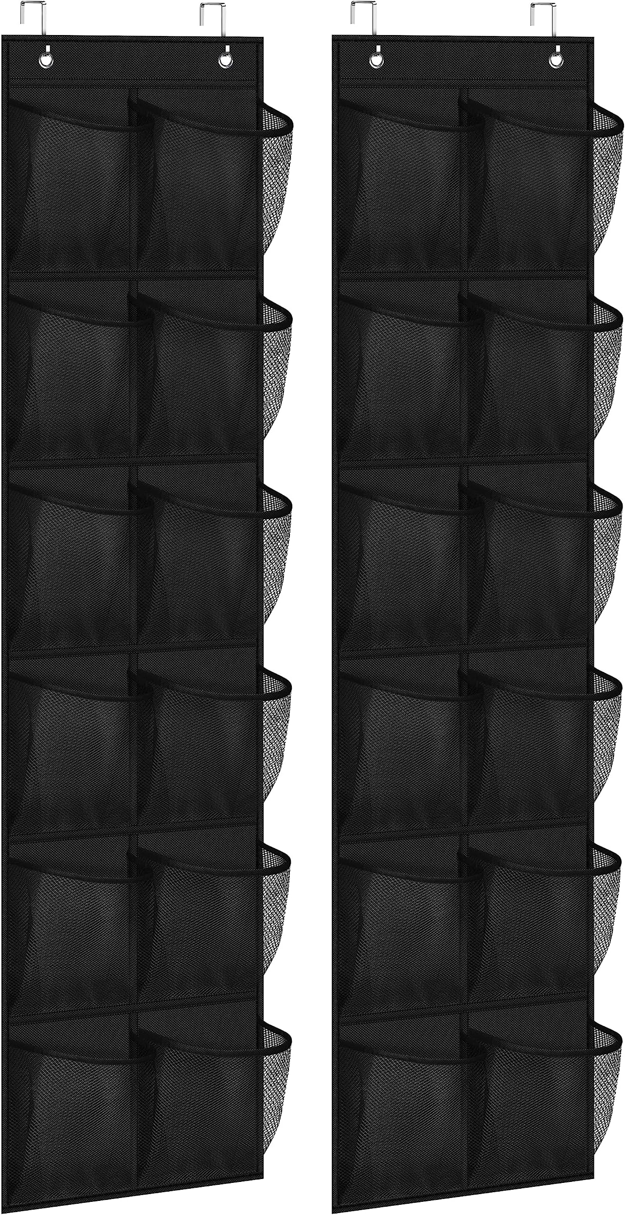 Amazon.com: SLEEPING LAMB 2 Pack Narrow Over The Door Shoe Organizer ...