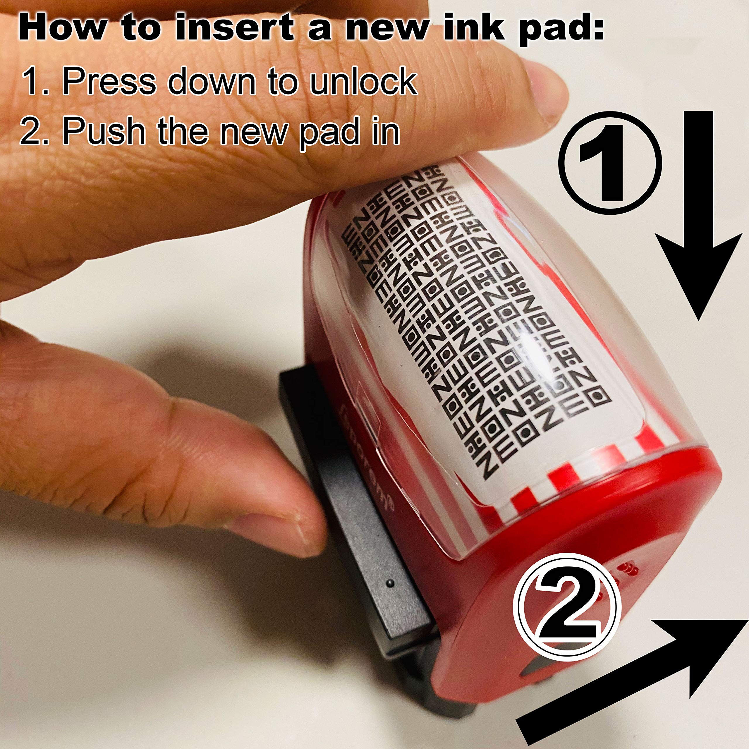 Plus Guard Your Id Small Stamp Refill Pad 2-count Plus Guard Your ID ...