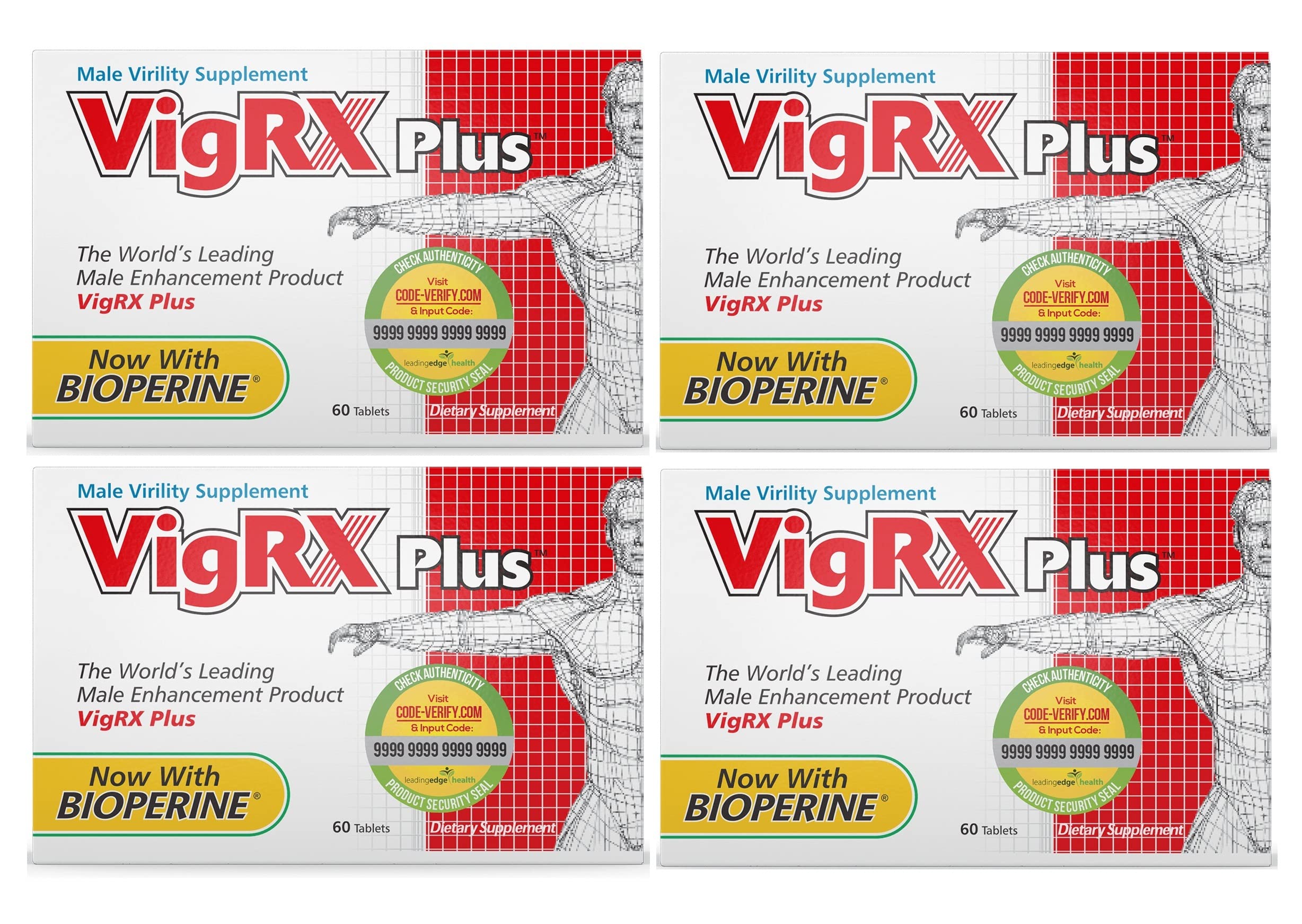Amazon.com: VigRX Plus Daily Supplement Tablets (4) : Health & Household