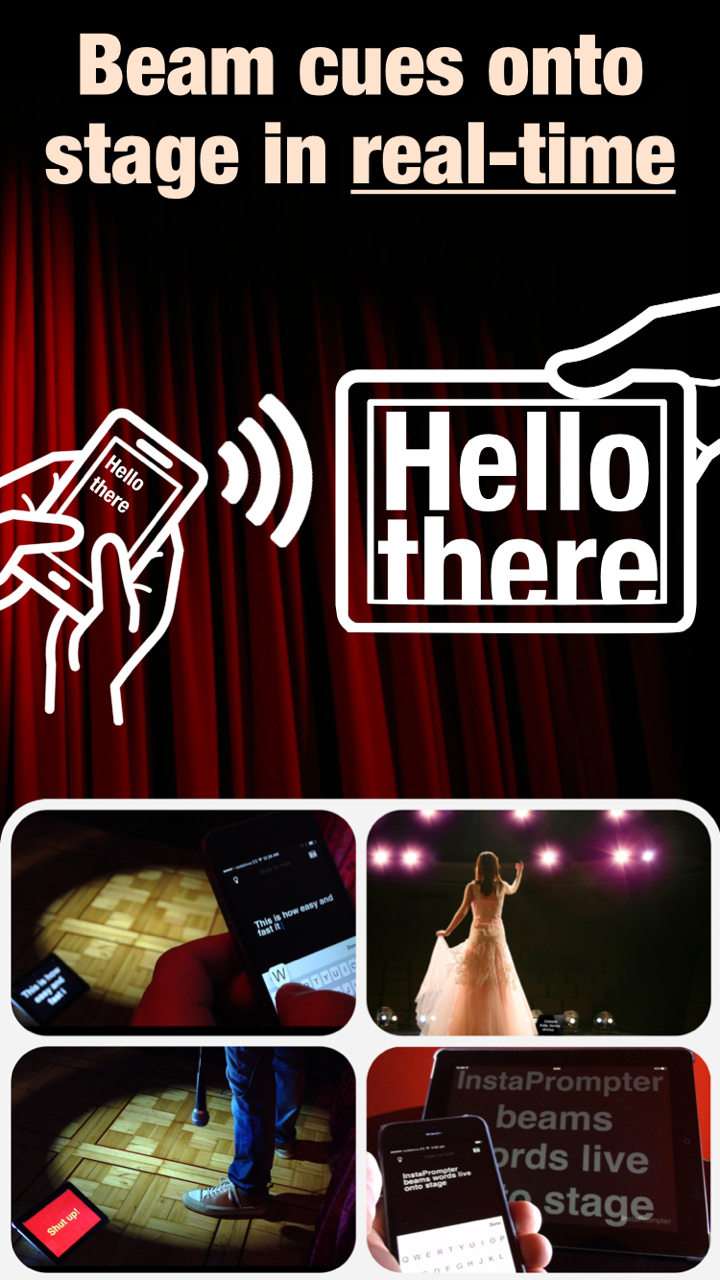 Backstage Teleprompter - Secret LIVE prompting for stage and TV (iPhone ...