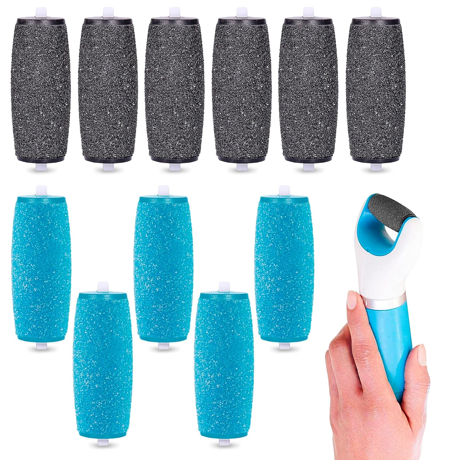 Amazon.com : Foot Callus Remover Rollers for Skin - 11Pcs Foot Scrubber ...