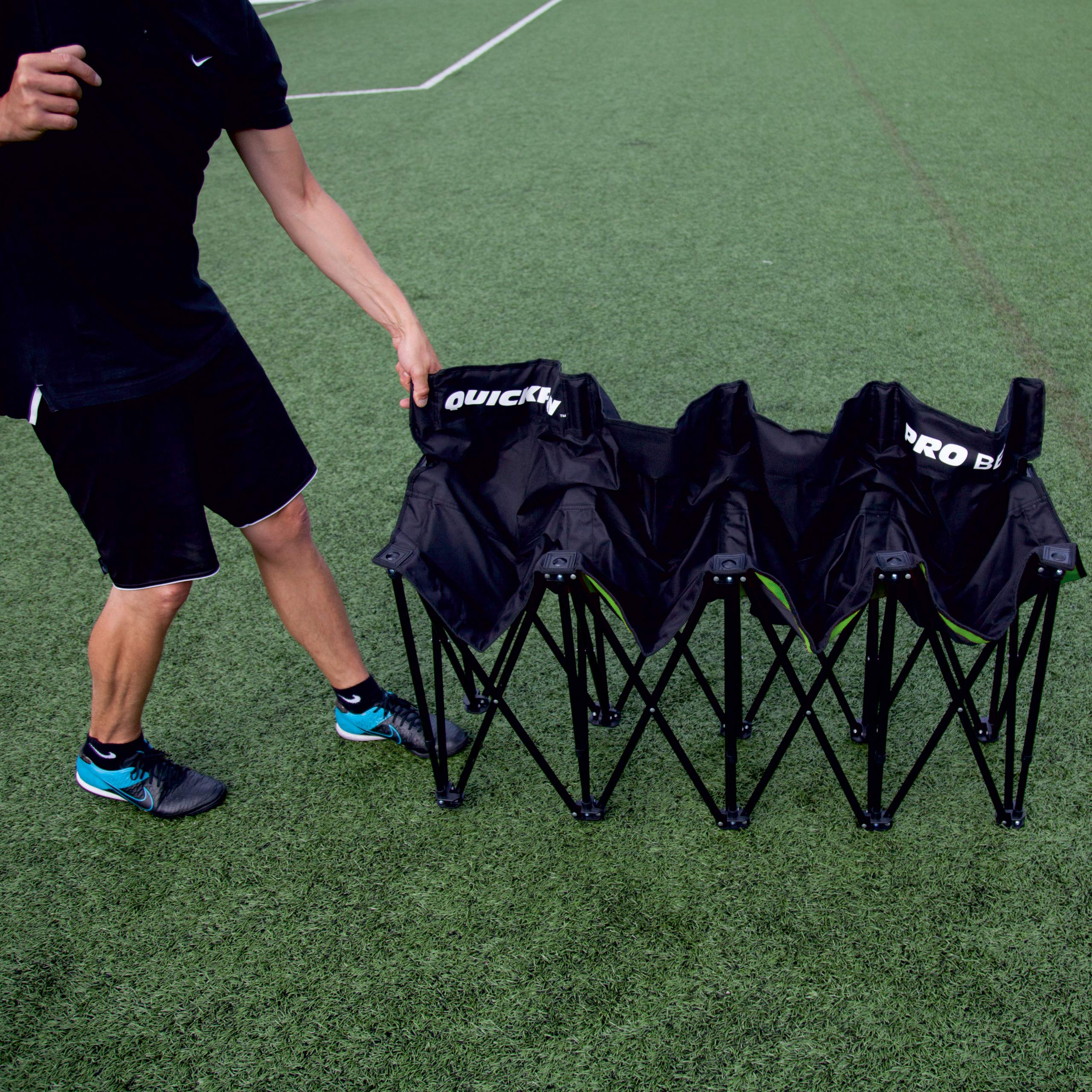 QUICKPLAY PRO Portable Folding Bench Range | Available in 2 to 9 Seats ...