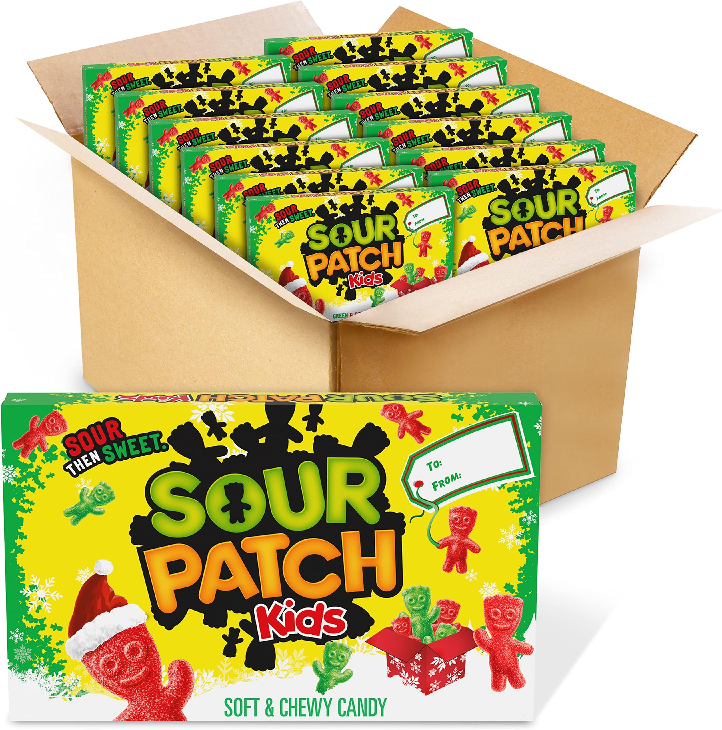 Amazon.com : SOUR PATCH KIDS Sour Hearts Black Raspberry Soft & Chewy ...