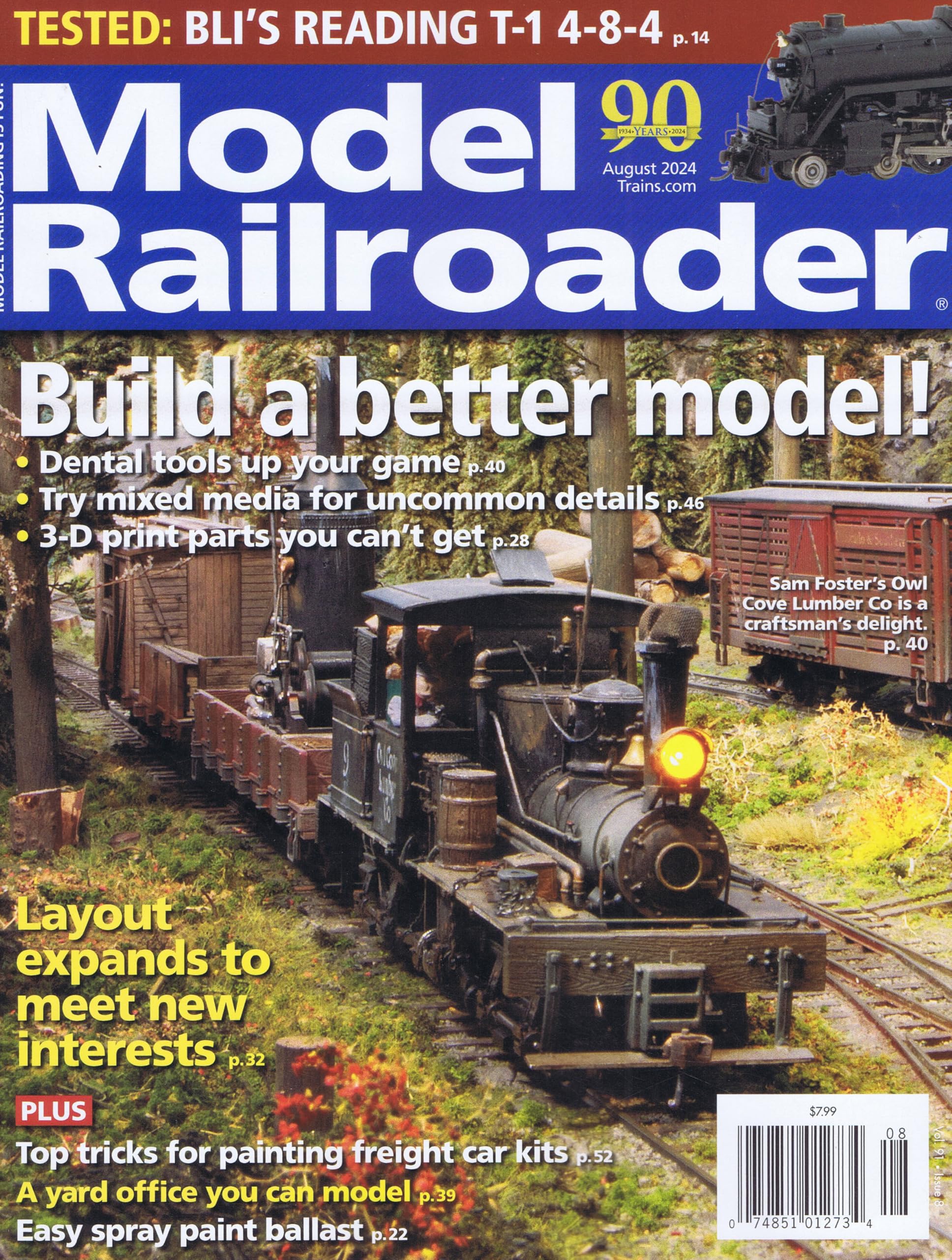 Amazon | Model Railroader [US] August 2024（単号） | FIRECROWN MEDIA INC ...