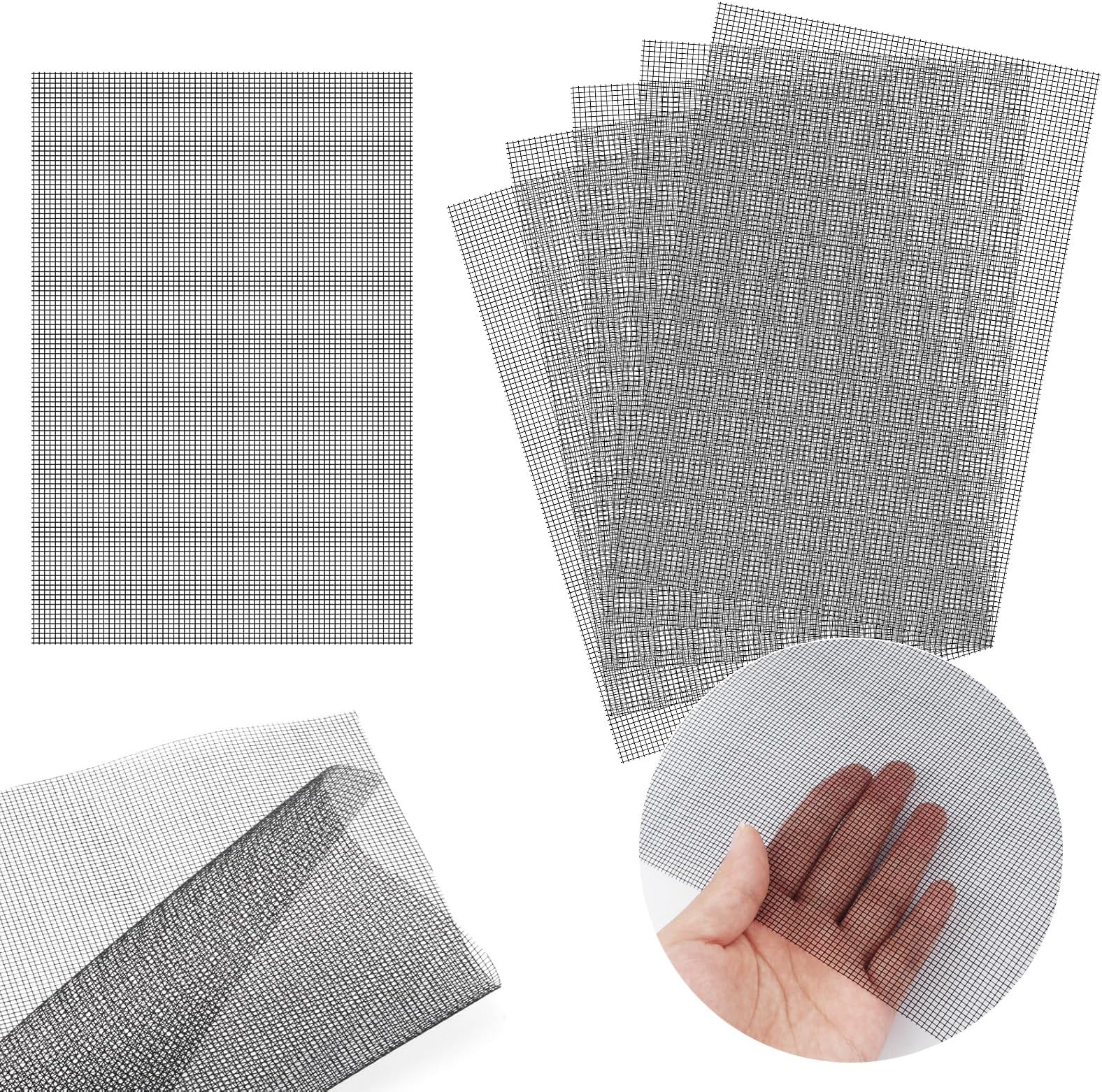 Amazon.com: Mabor 10Pcs Flower Pot Hole Mesh Pad, 11.8x7.8 Inches ...