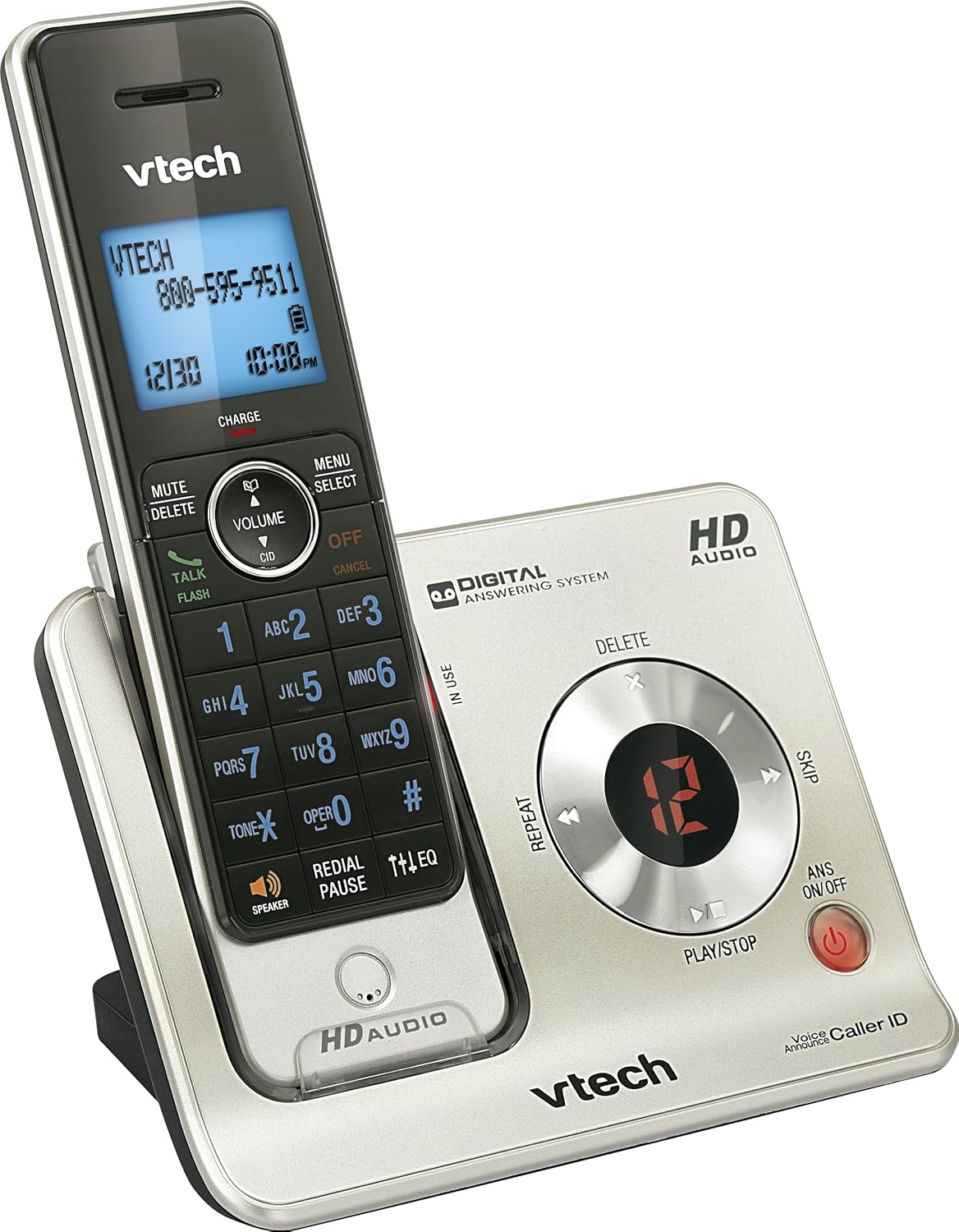 Vtech DECT LS6425 6.0 Single Handset Cordless Phone with Digital ...