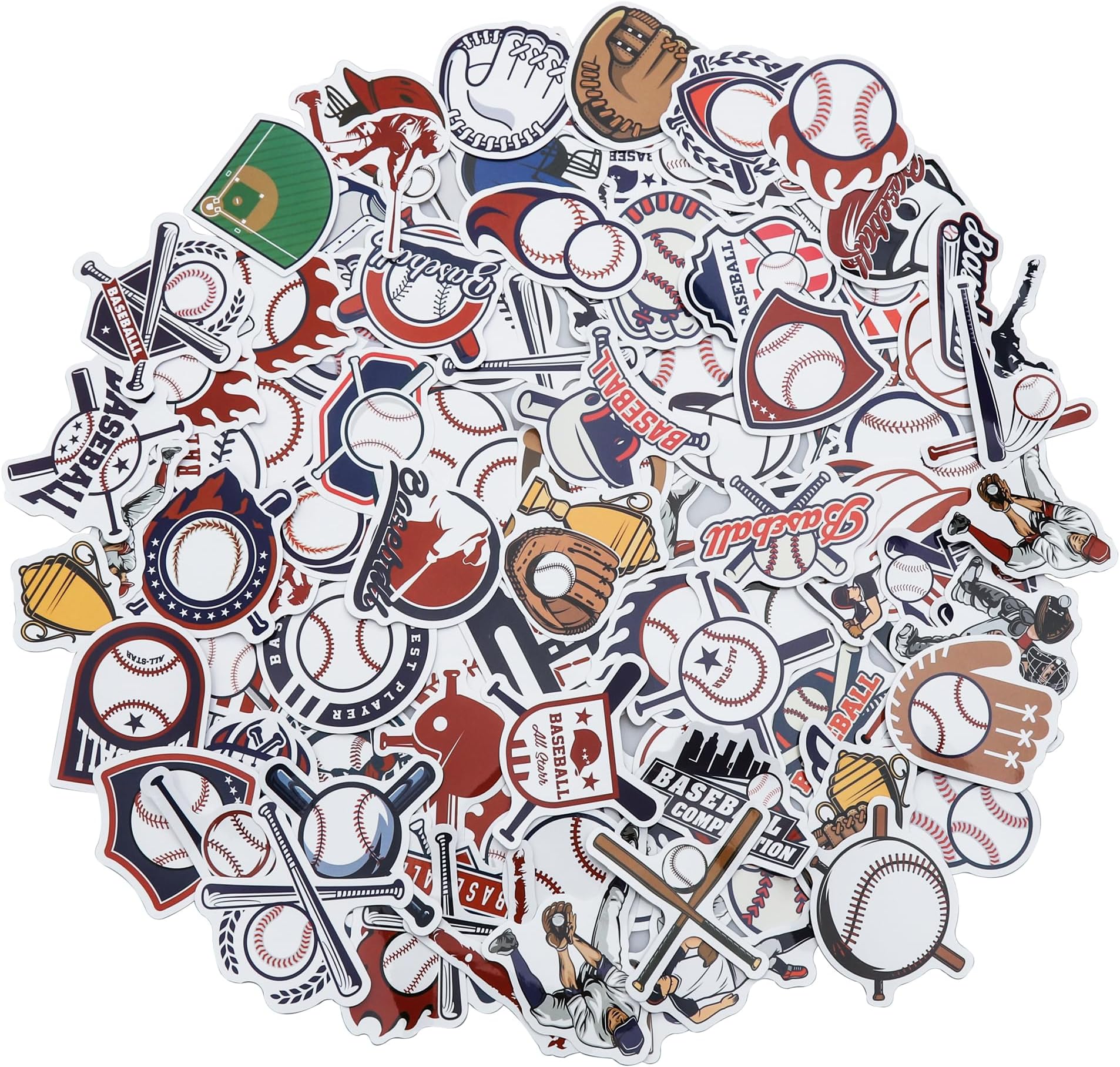 Amazon.com: 30 MLB Stickers Complete Set. All 30 Baseball Teams. Major ...