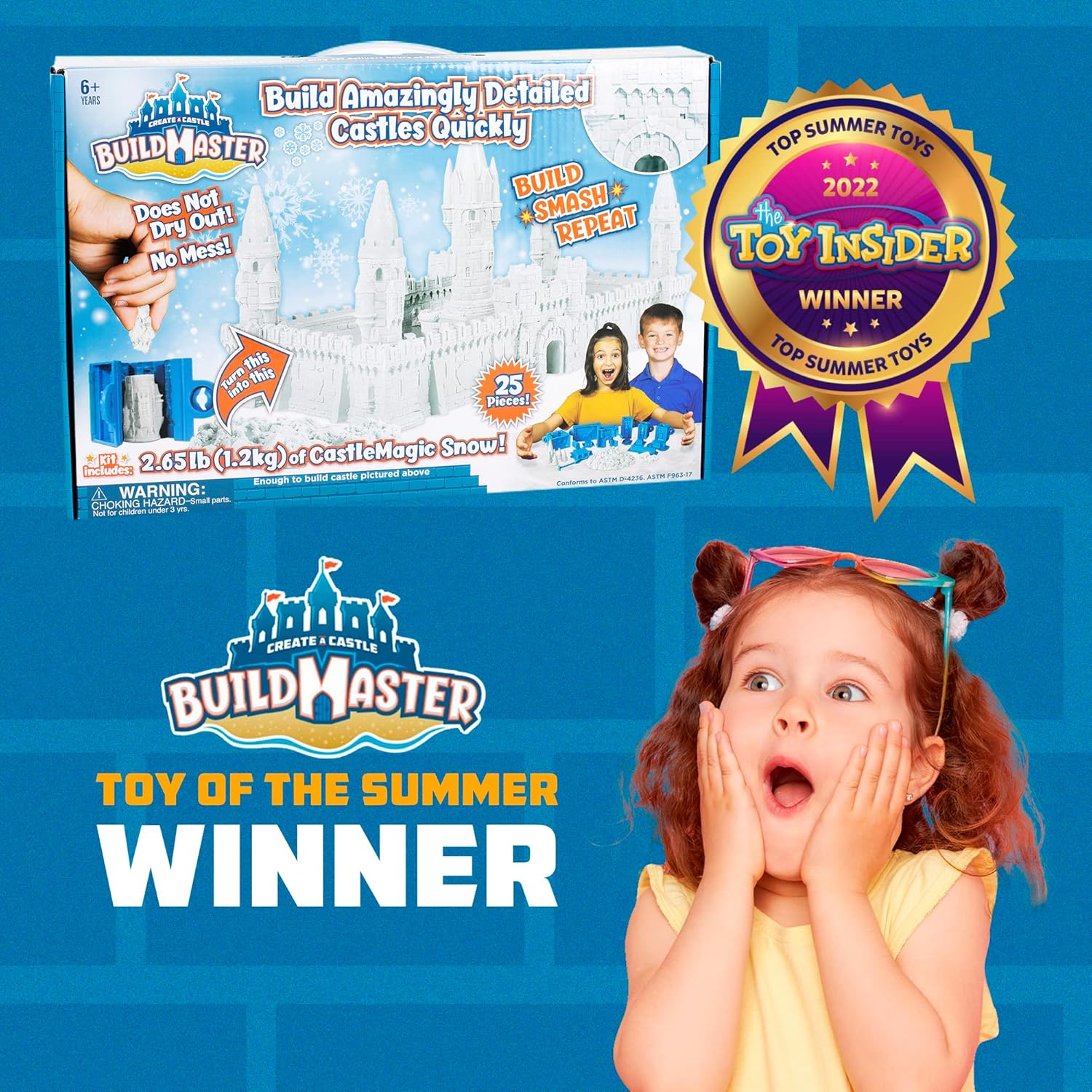 Create A Castle Kit de castillo de nieve para interiores como se ve en ...