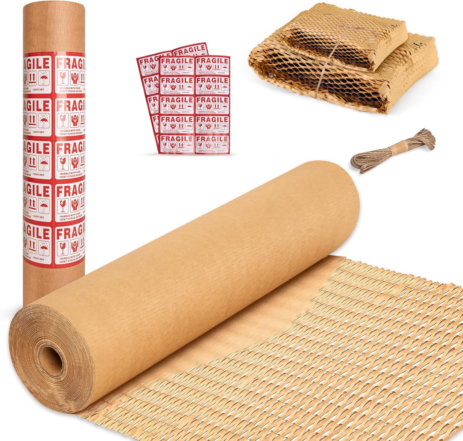 Amazon.com : Honeycomb Packing Paper, 12" x 200' bubble wrap for ...
