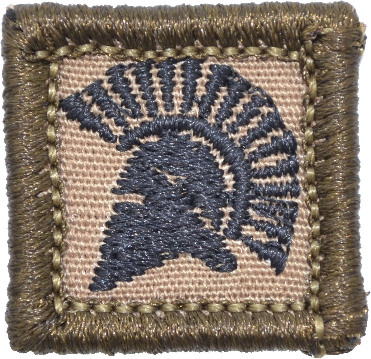 Amazon.com: Spartan Head - 1x1 Patch with Hook Fastener- Coyote w/Blk ...