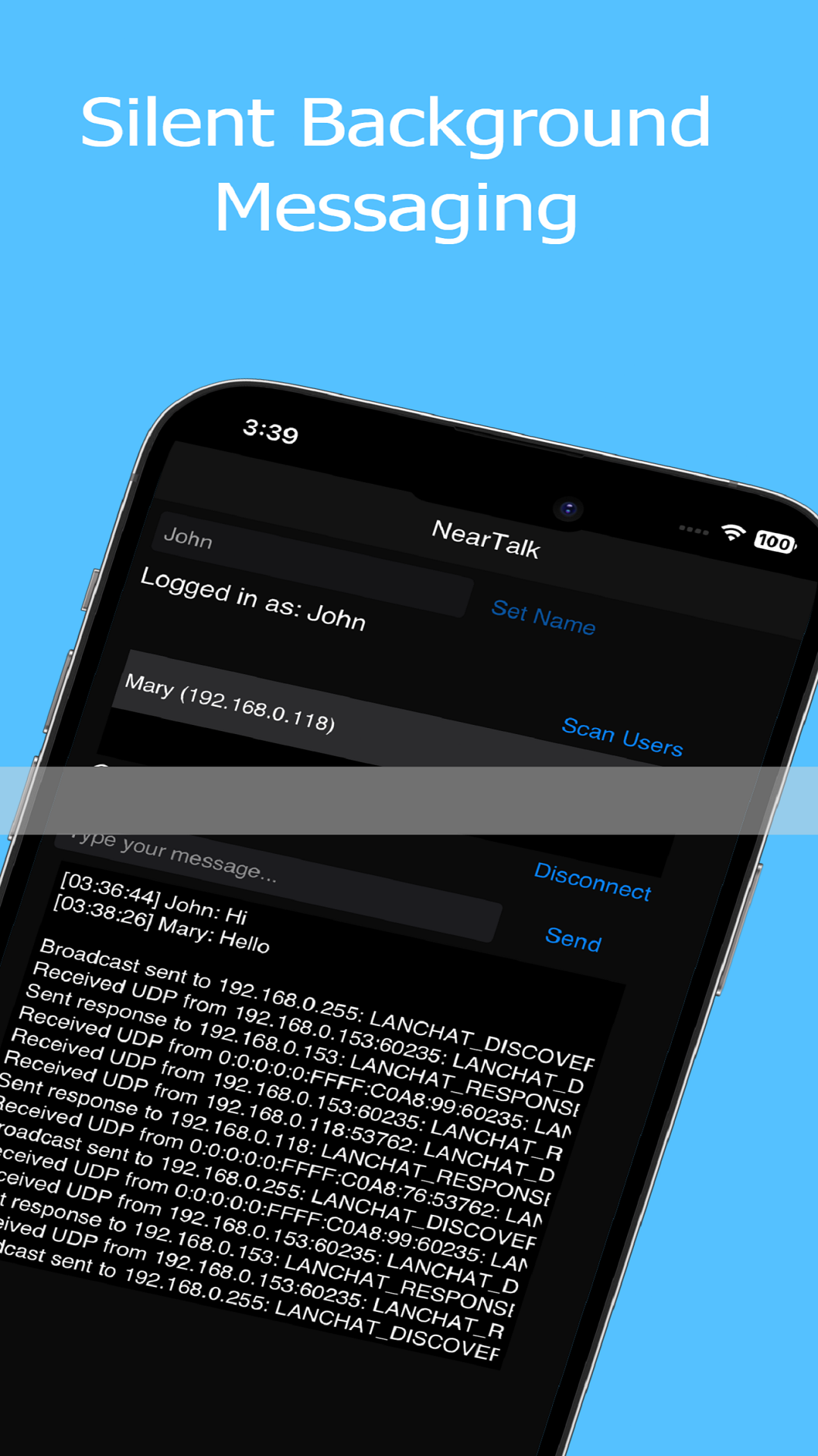 NearTalk: Offline LAN Messenger - Amazon 應用程式商店上的應用程式
