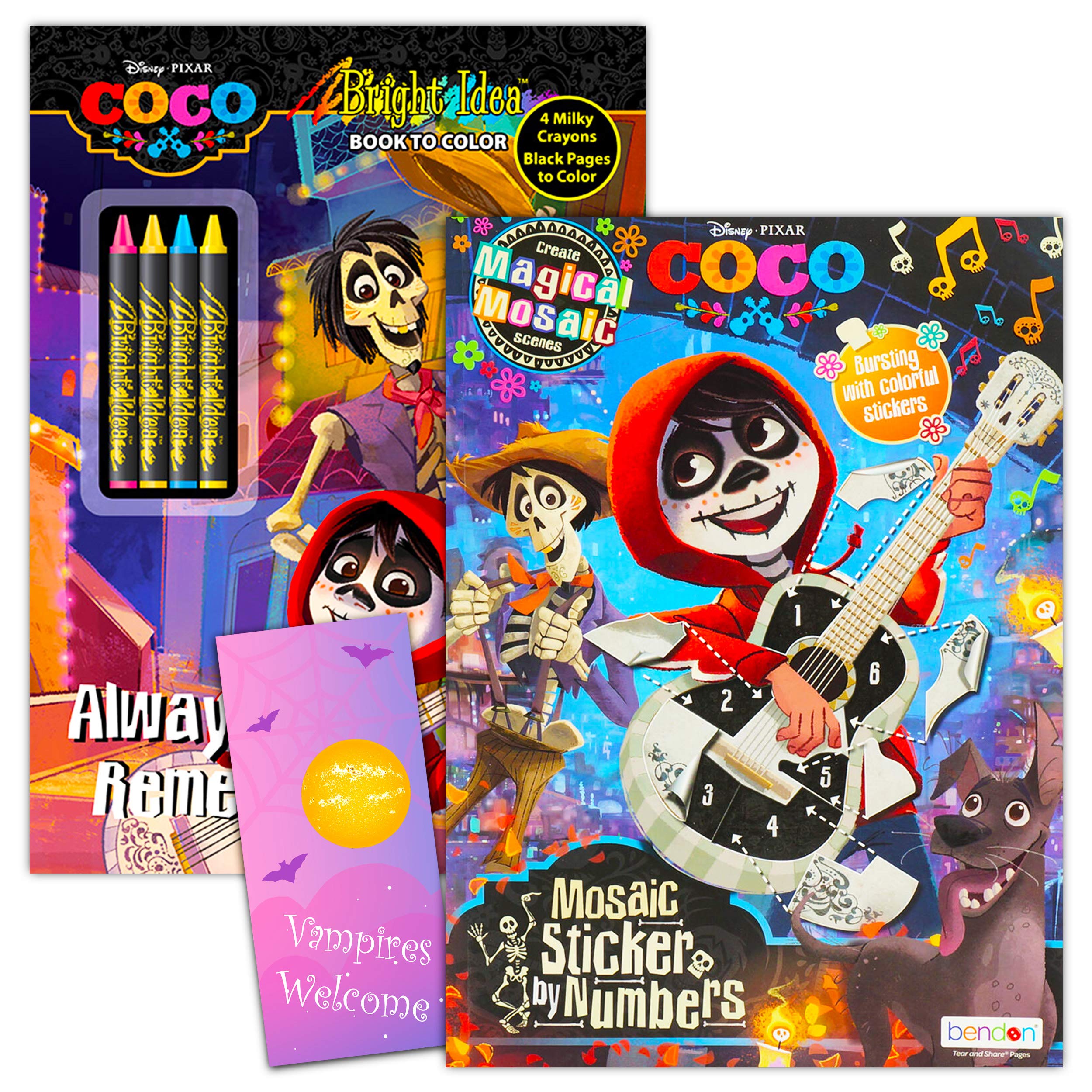 Buy Disney Shop, Disney Pixar Coco Coloring and Activity Sticker Book ...
