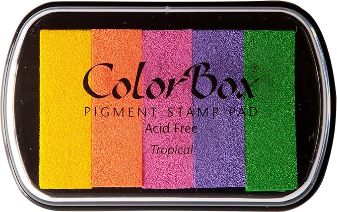 Amazon.com: CLEARSNAP Colorbox Pigment Inkpad 5/Color, Tropical : Arts ...