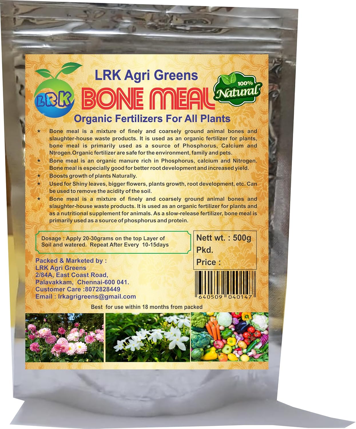 Bone Meal for Plant Home Gardening | 100% water soluble powder | Rich ...