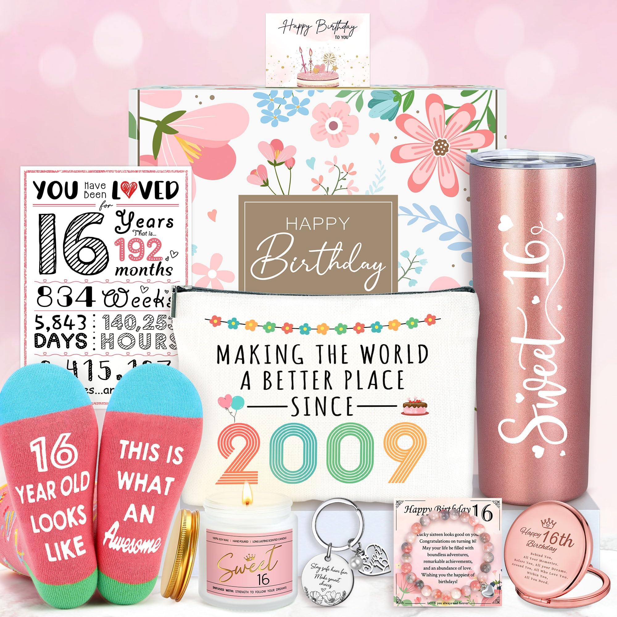 Amazon.com | Sweet 16 Gifts for Girls 16th Birthday Gifts for Girls 16 ...