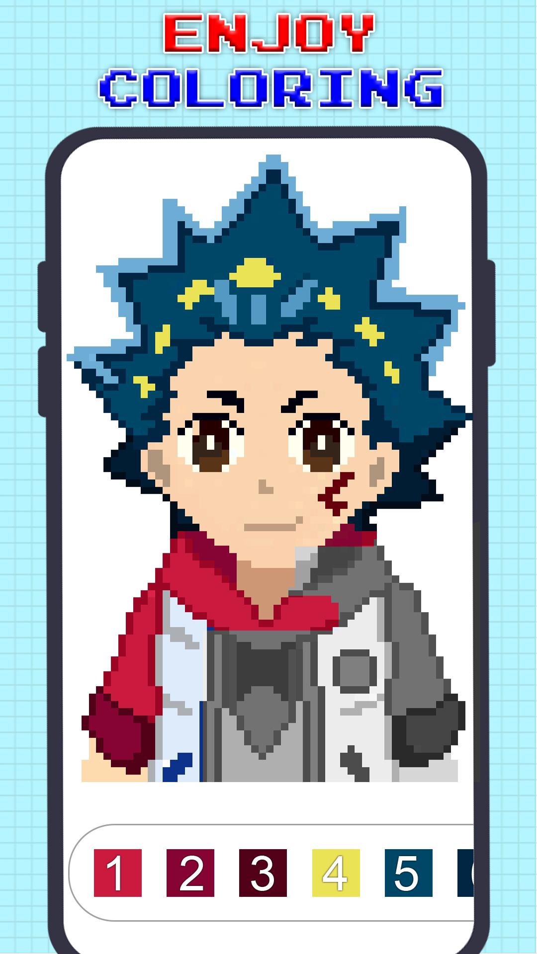 Anime Sketchbook Pixel Art Coloring - App on Amazon Appstore