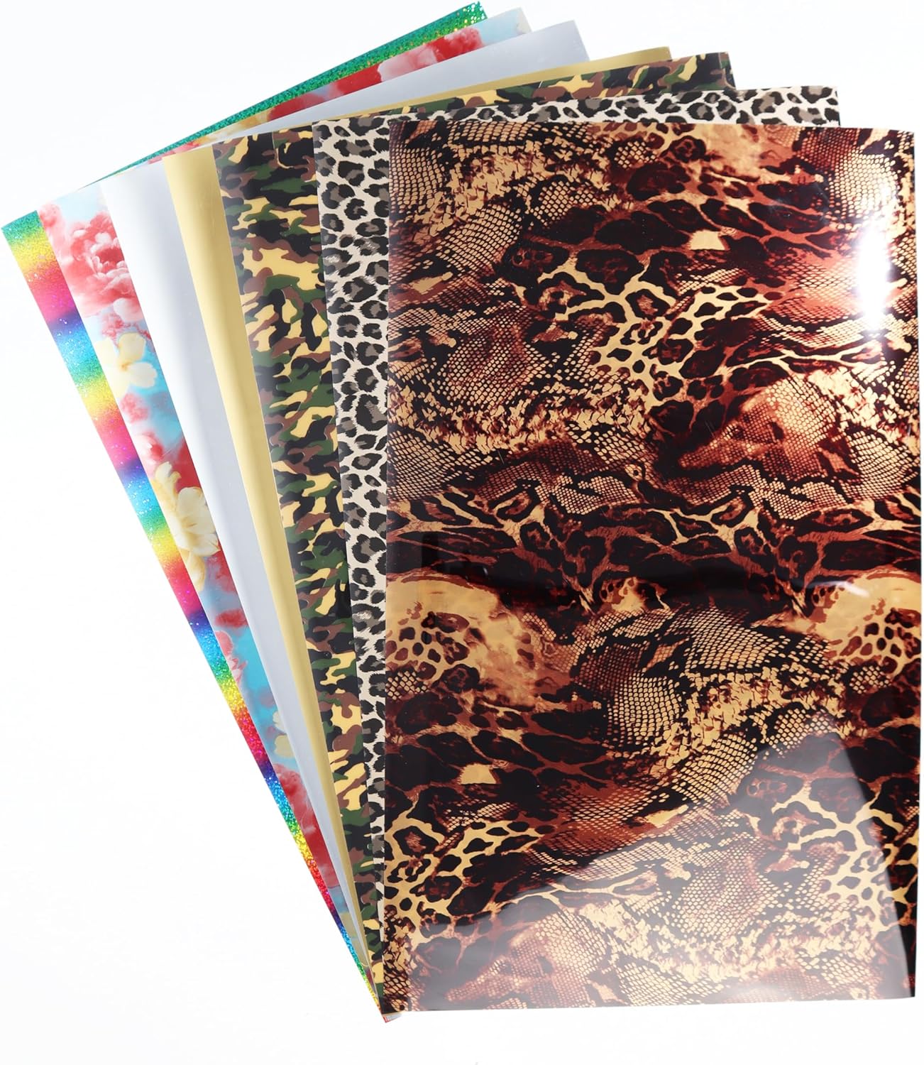 Amazon.com: Econotransfer Flex Foil Heat Transfer Vinyl Sheets for DIY Crafts - Iron on Vinyl ...