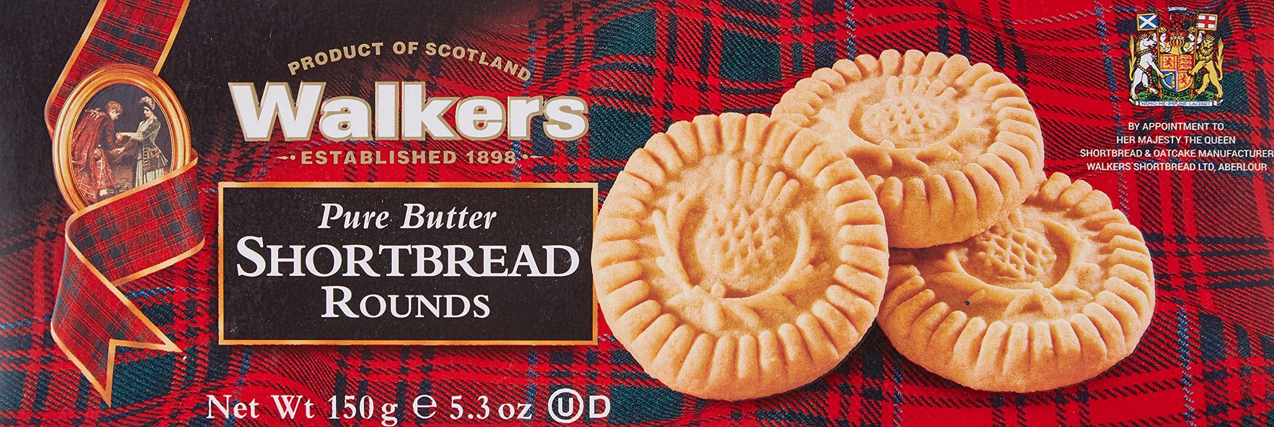 Amazon.com: Walkers Pure Butter Shortbread, Rounds, 5.3 oz : Grocery ...