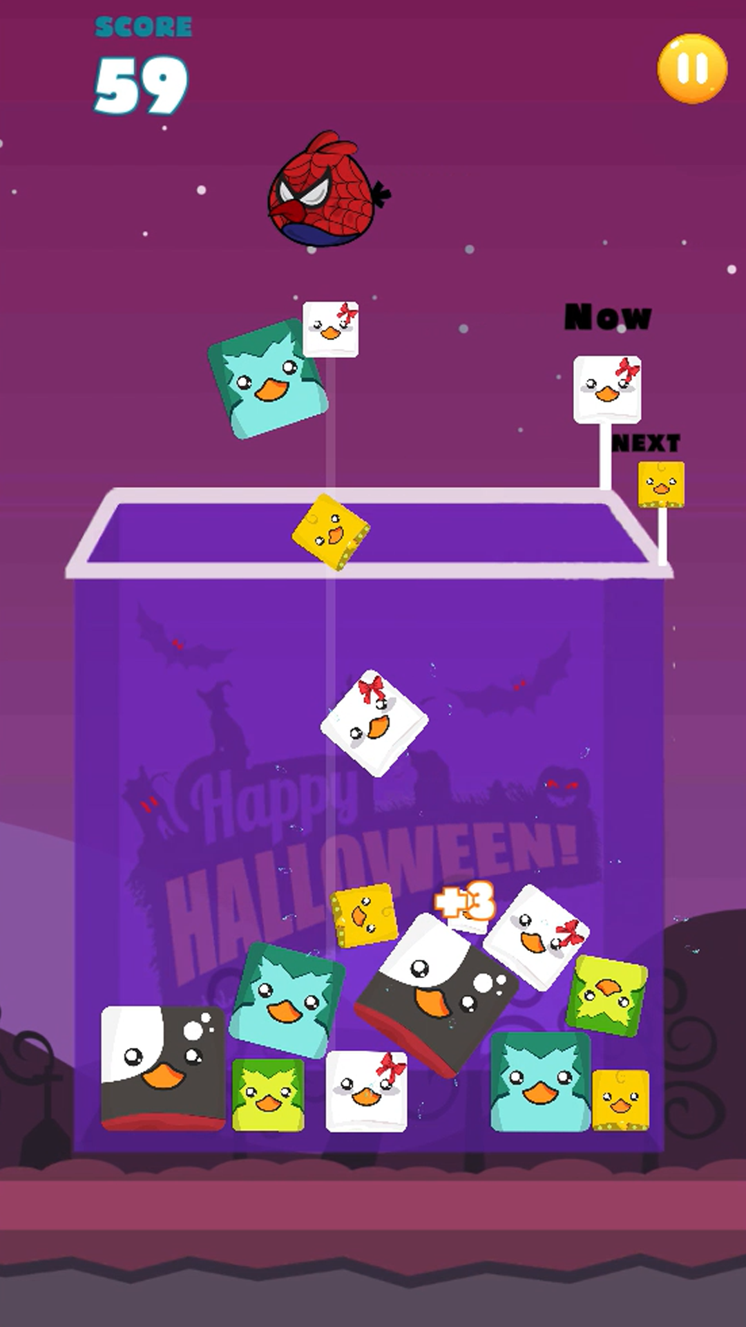 Angry Spider Merge Fruits - Watermelon Drop In Bird Land - App on ...