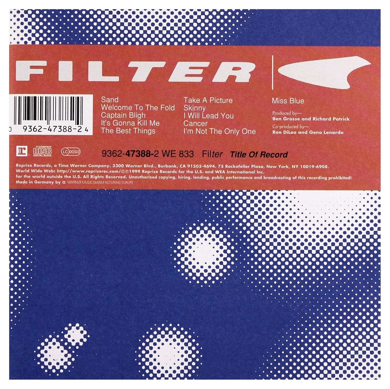 Title of Record: Filter: Amazon.fr: CD et Vinyles}