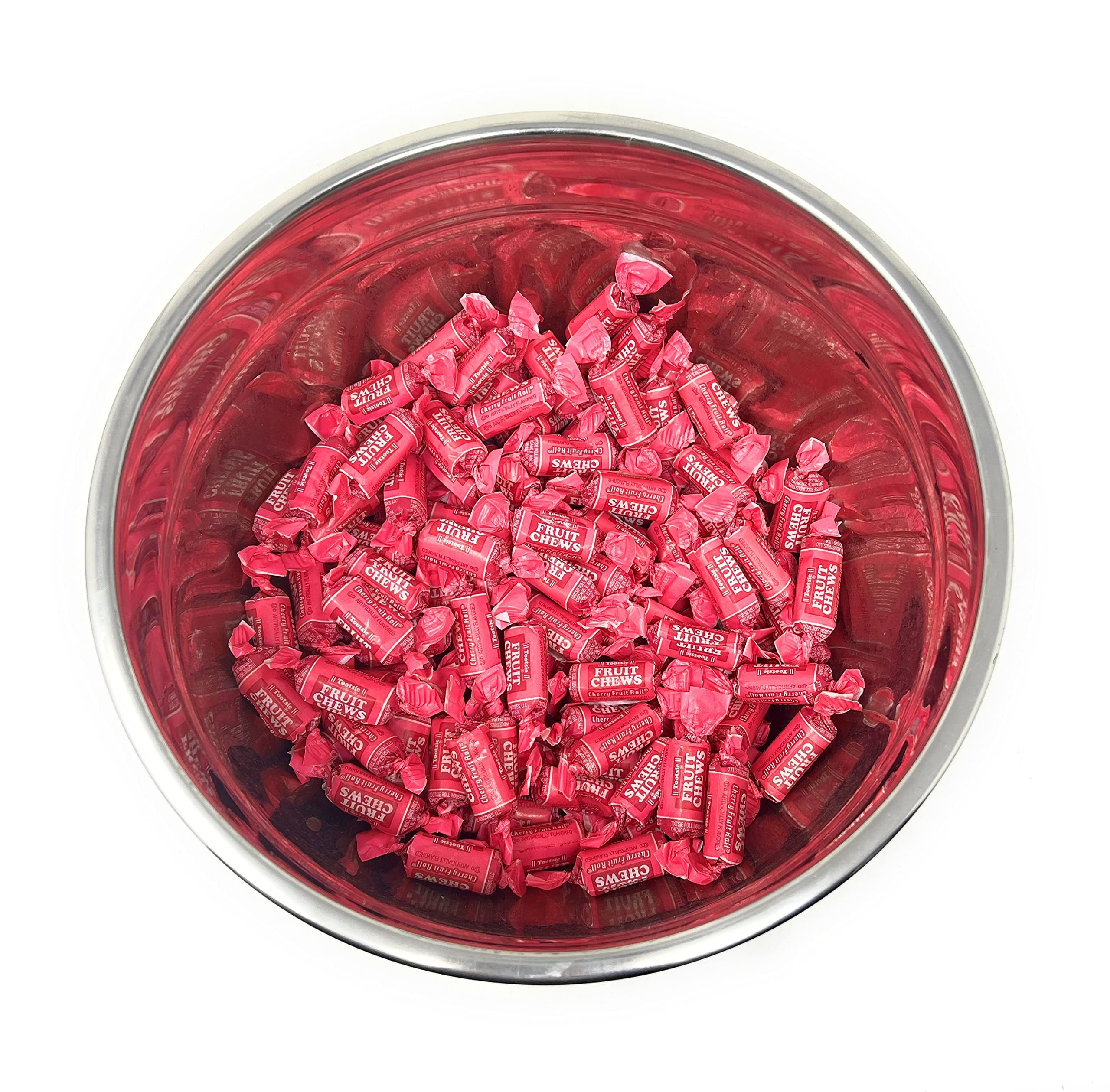 Snapklik.com : Pink Cherry Flavor Tootsie Roll Fruit Chews Bulk ...