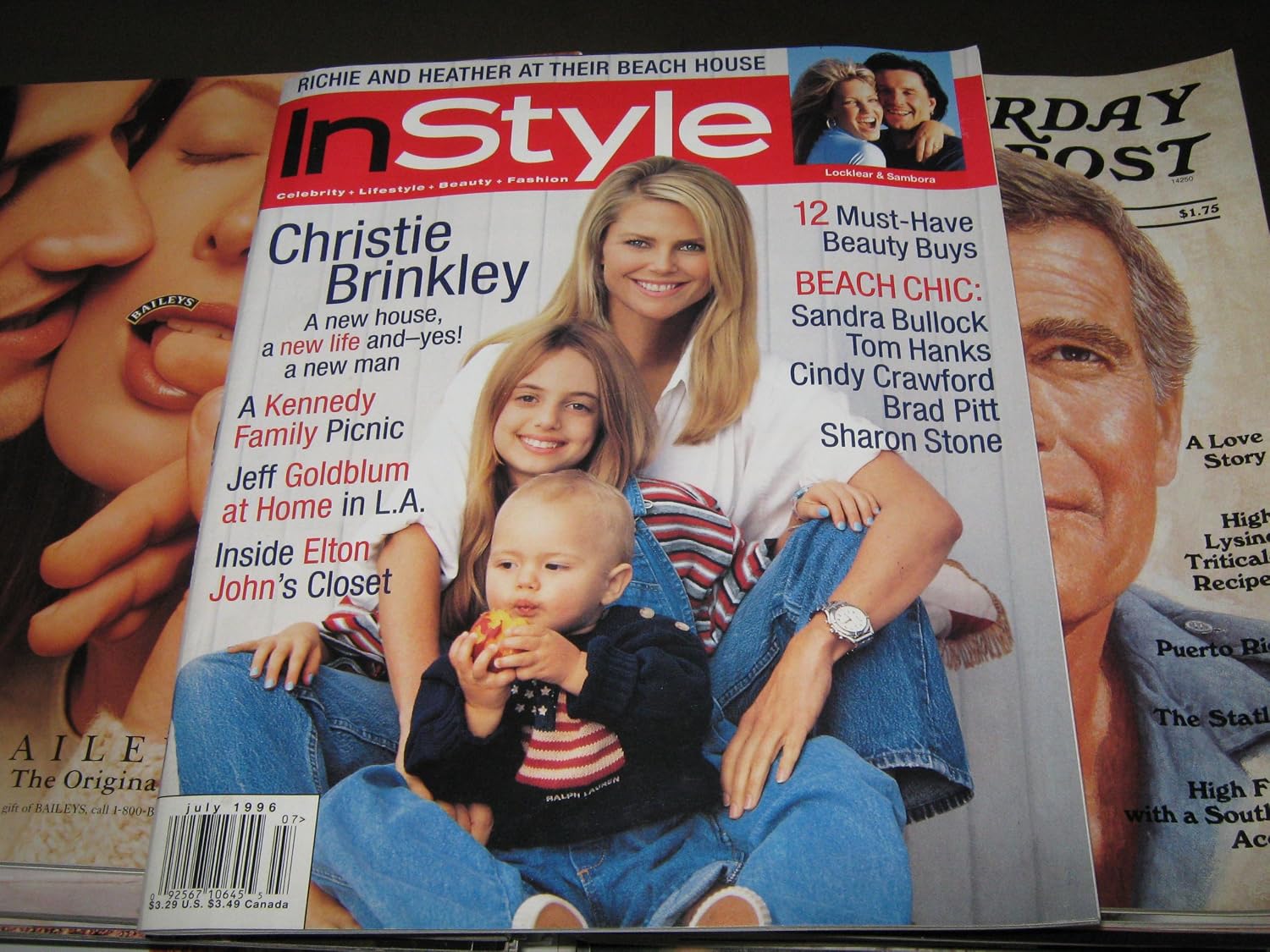 In Style Magazine (Christie brinkley , Locklear & Sambora , Elton John ...