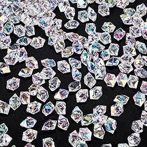 Amazon.com: DomeStar 550PCS Bright Clear Vase Fillers, Acrylic Fake ...