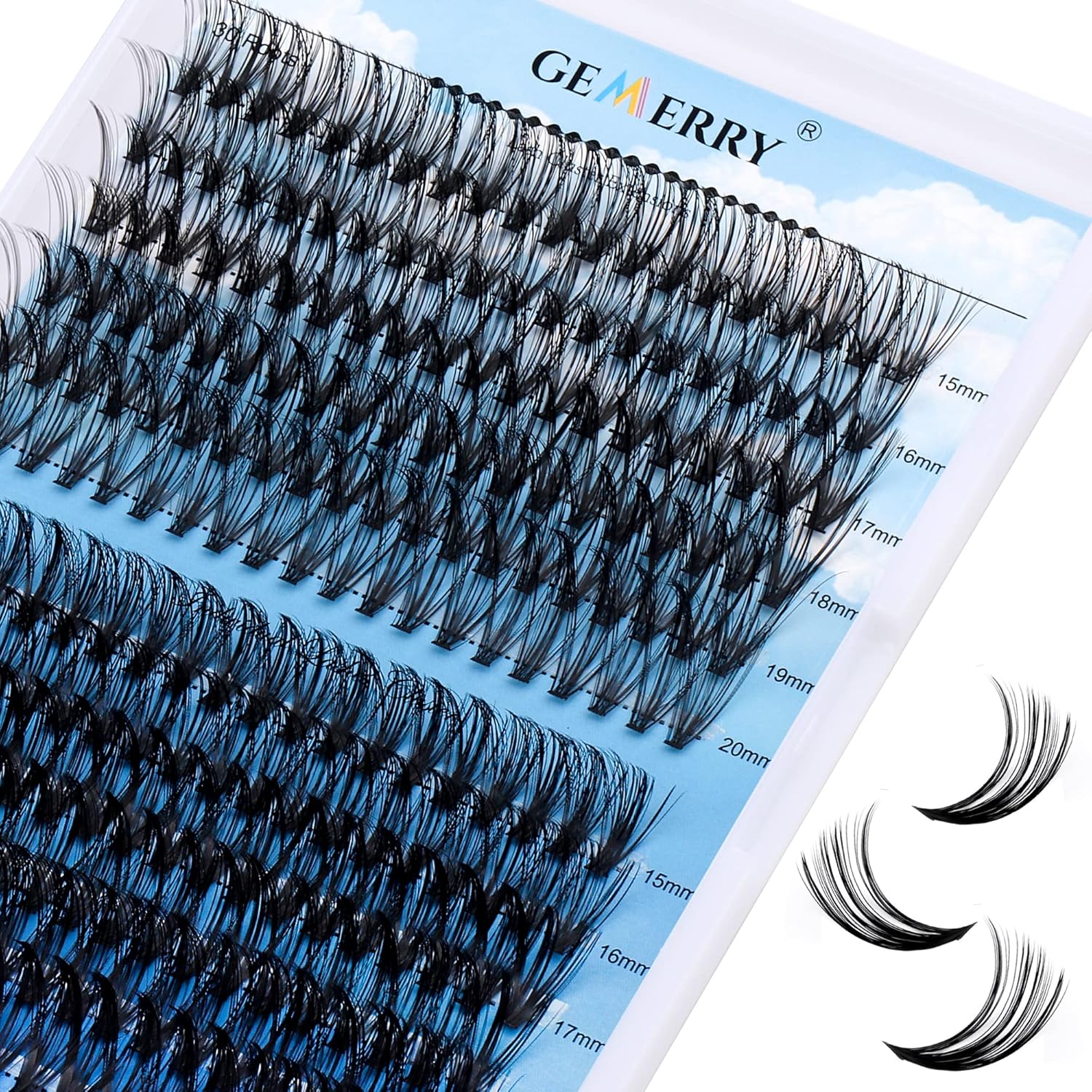 Amazon.com: Individual Lashes 240pcs Large Tray 0.07mm 30P+40P D Curl ...