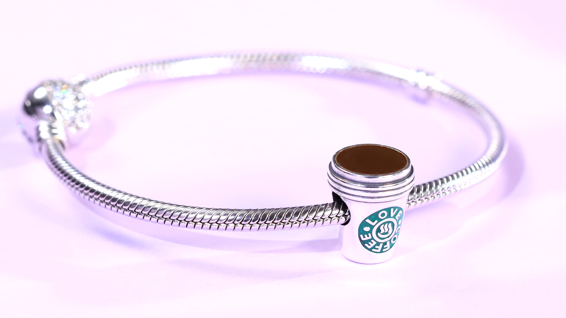 Watch Starbucks Coffee Cup Charm fit Pandora charmsBracelet on Amazon Live