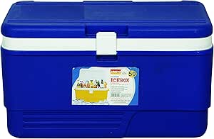 Amazon.com: Aristo Plastic Insulated Chiller Ice Box, 50 Liter, Blue ...