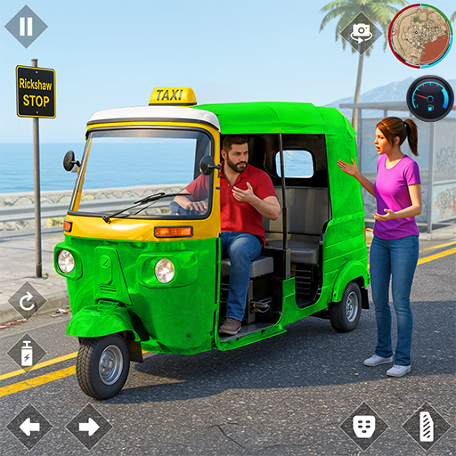 Auto Tuk Tuk Rickshaw Driving - Real Rickshaw Games 2025-Amazonアプリストアのアプリ