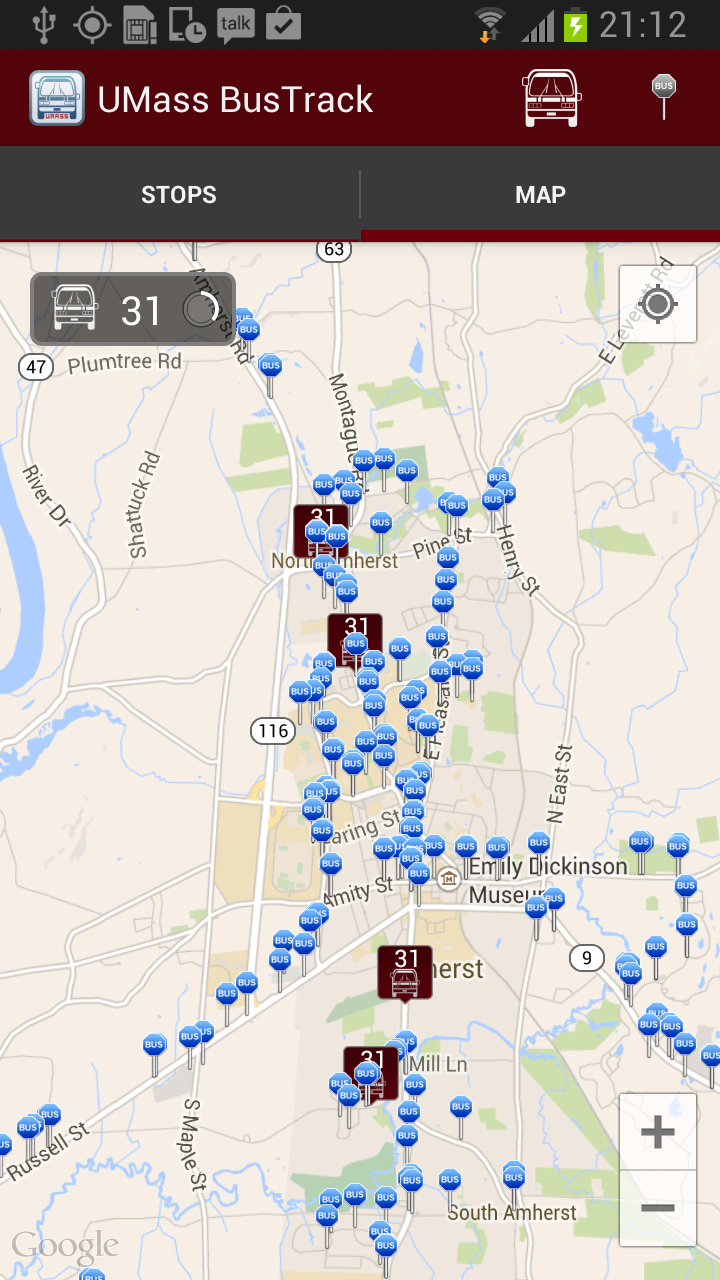 UMass BusTrack - App on the Amazon Appstore