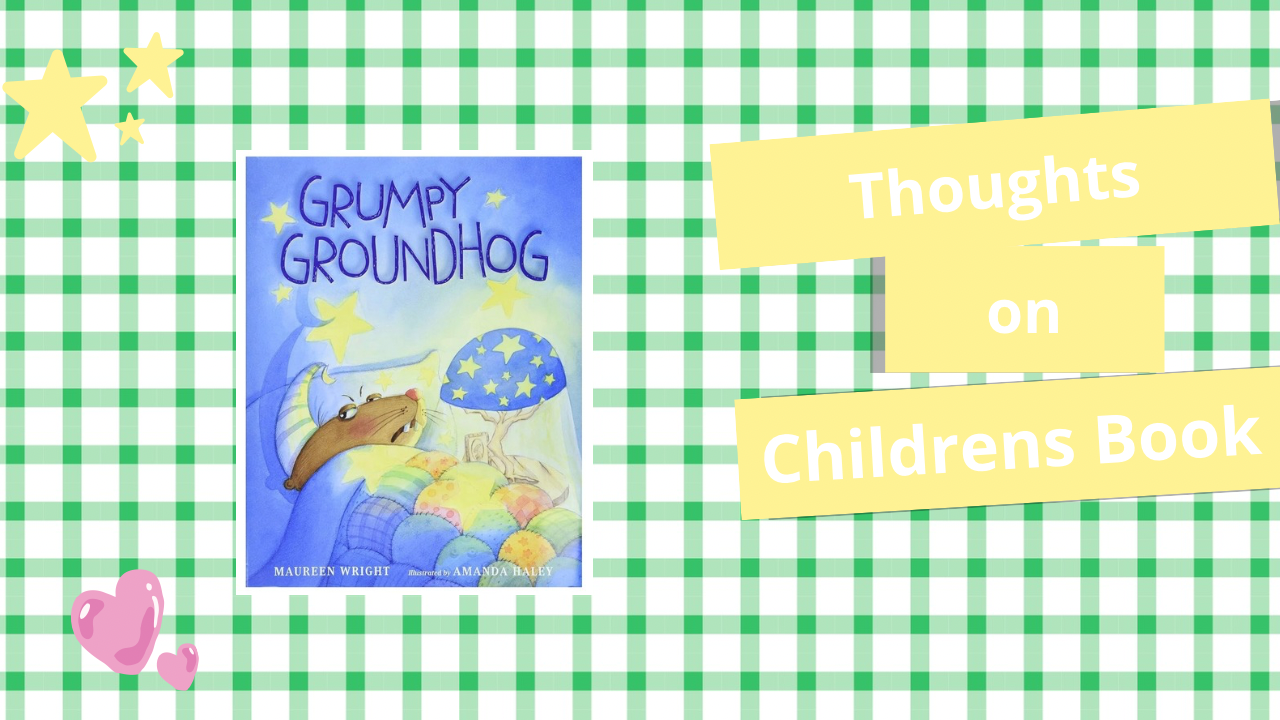 Watch Thoughts on grumpy groundhog book on Amazon Live