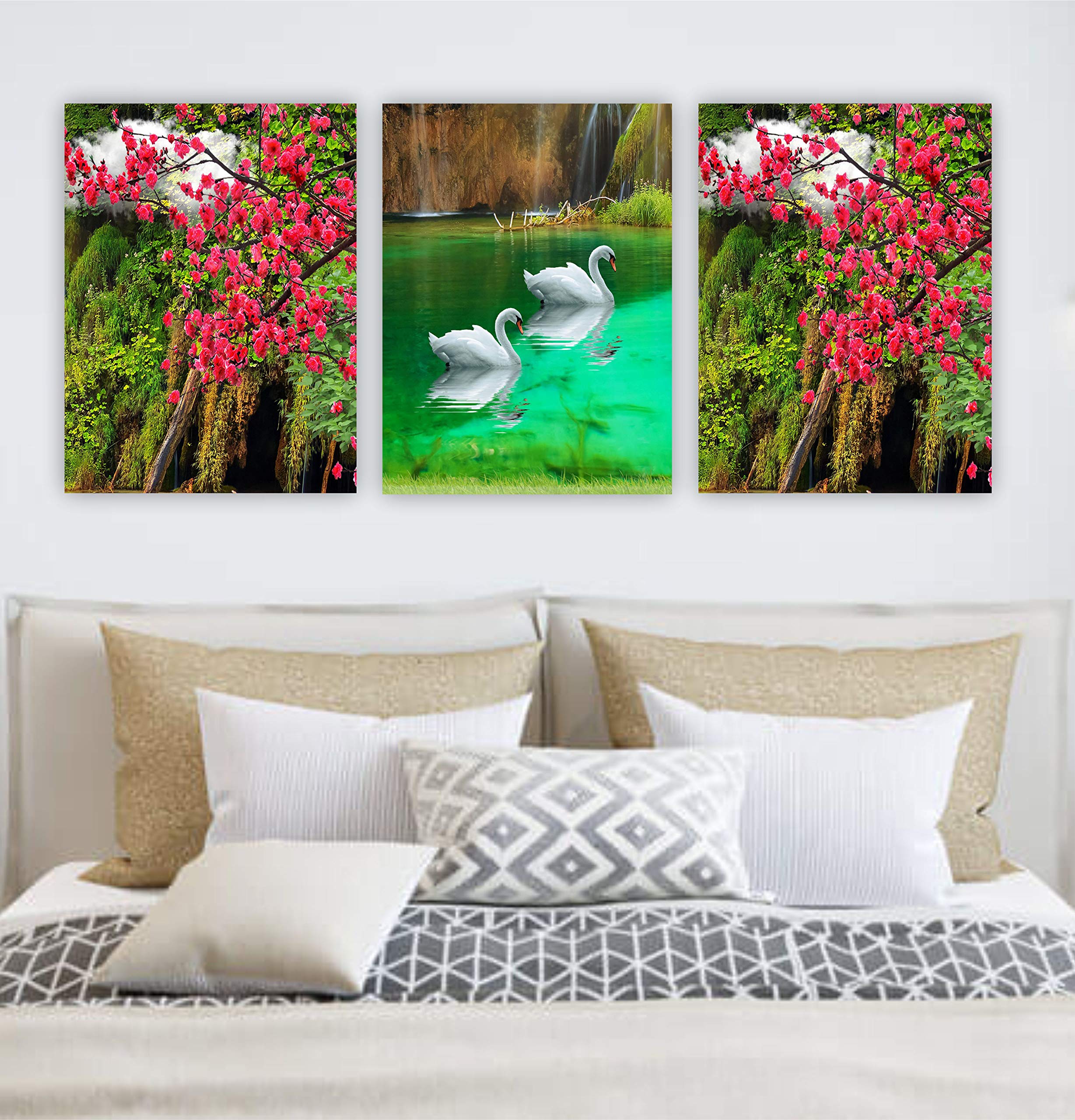 Buy All Your Design Multiple Frames Split Art Texture MDF Wall ...