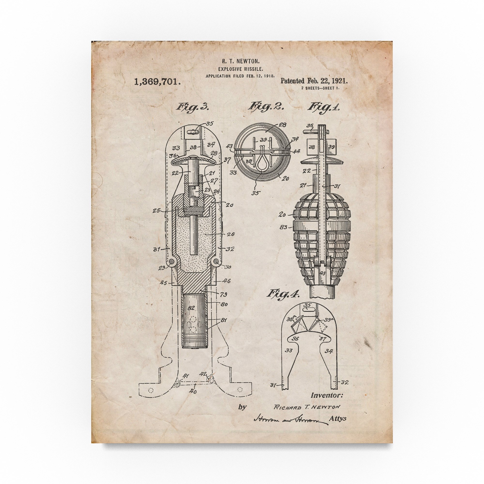 Hand Grenade Drawings