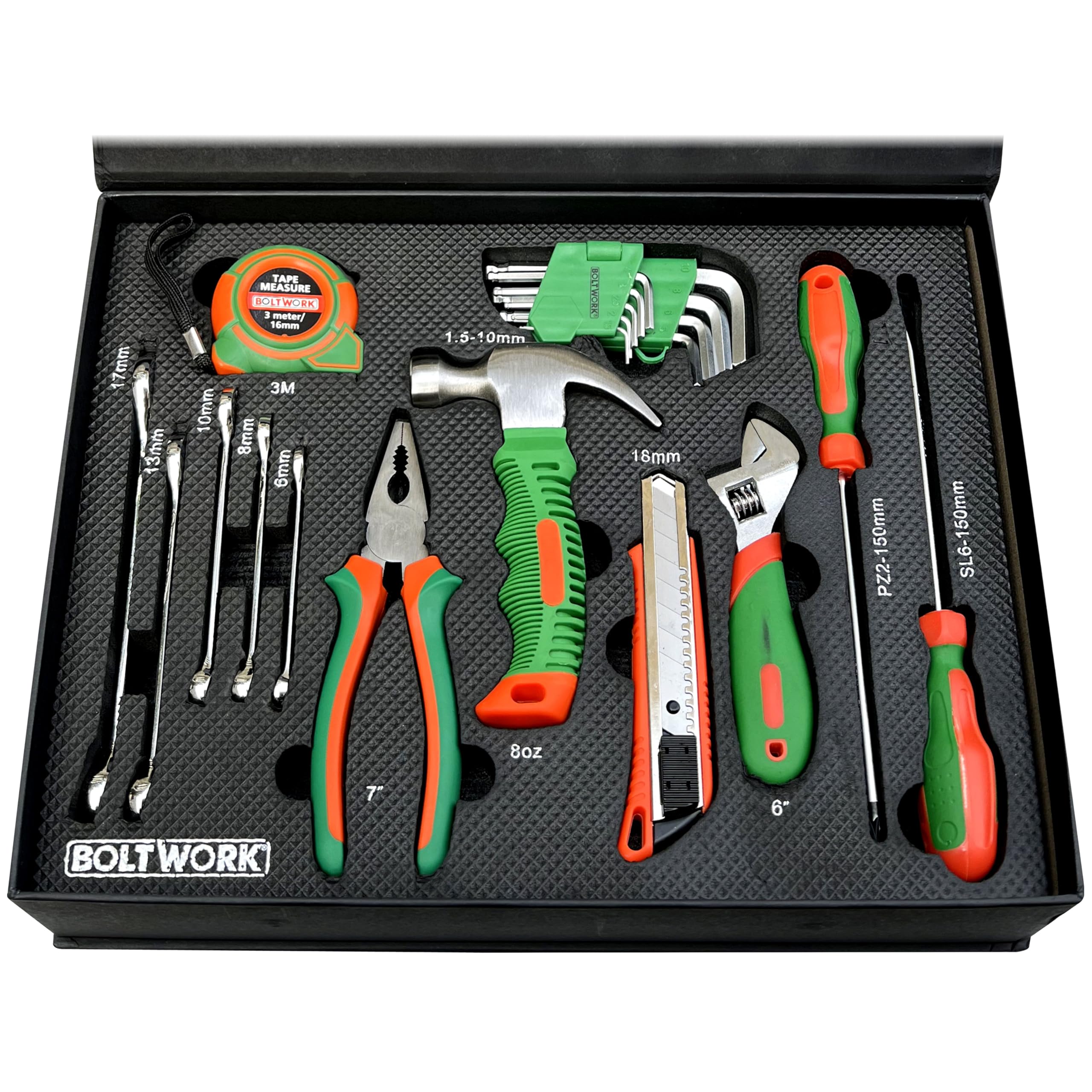 Tool Kit 21pc Professional Home Use D.I.Y Tool Kit Plier Hammer ...