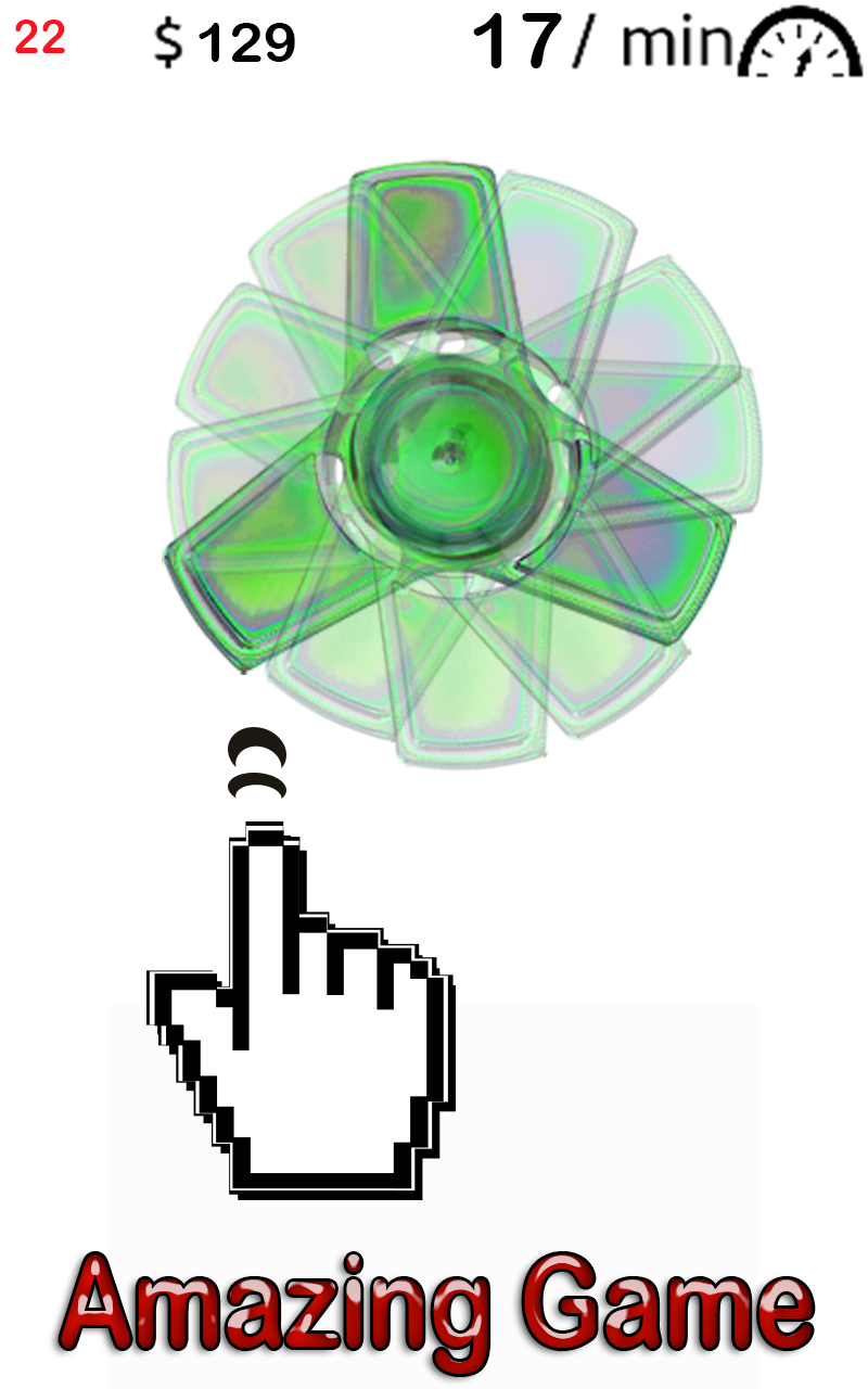 Swipe Fidget Finger Spinner Finger Trade - App on Amazon Appstore